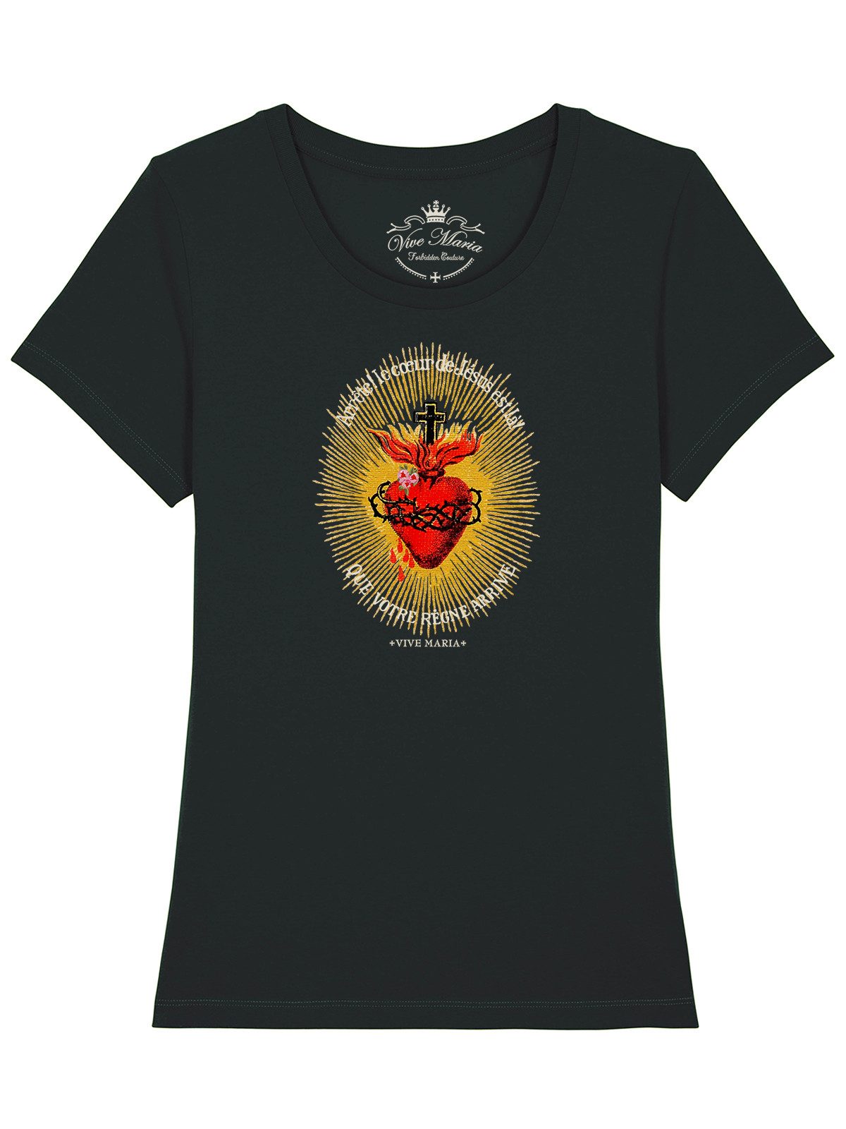 Vive Maria T-Shirt Burning Heart