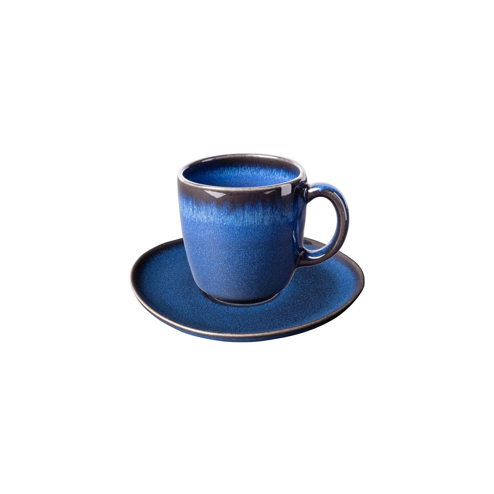 like. by Villeroy & Boch Tasse Lave Kaffeetasse mit Untertasse 190 ml, Steingut