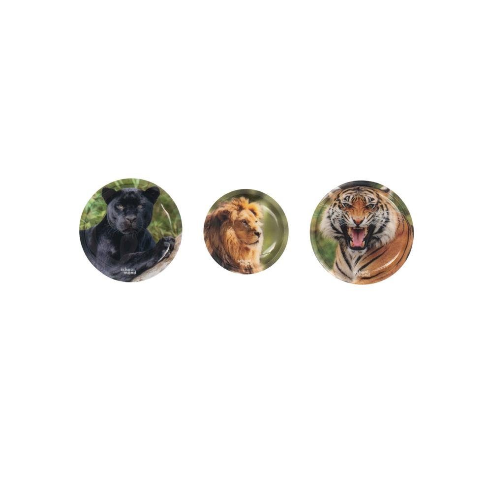 School Mood® Patchies Linus Panther Set 3 Tlg Mit Klett Tiger
