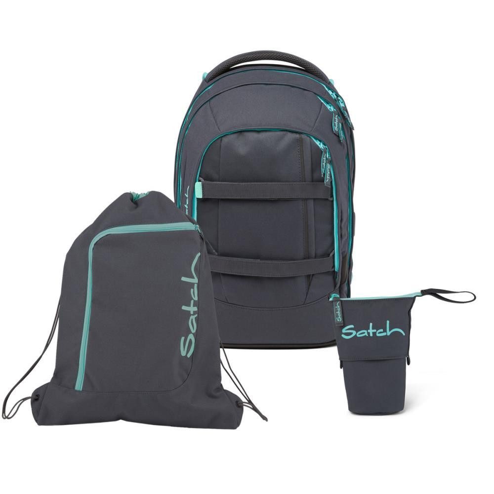 Satch Schulrucksack Pack (3tlg., inkl. Pencil Slider und Sportbeutel ...