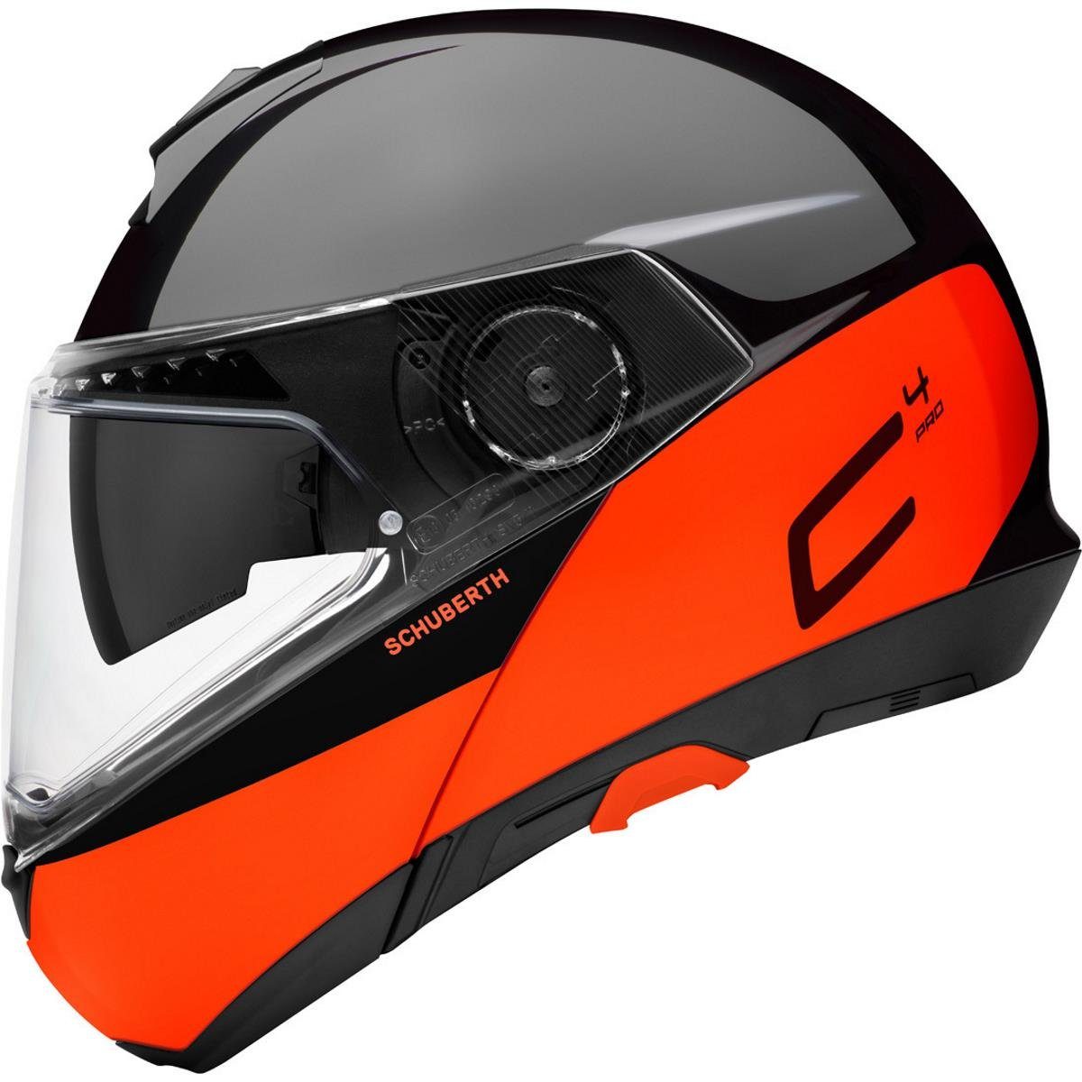 Schuberth Motorradhelm Schuberth C4 Pro Klapphelm Swipe Orange