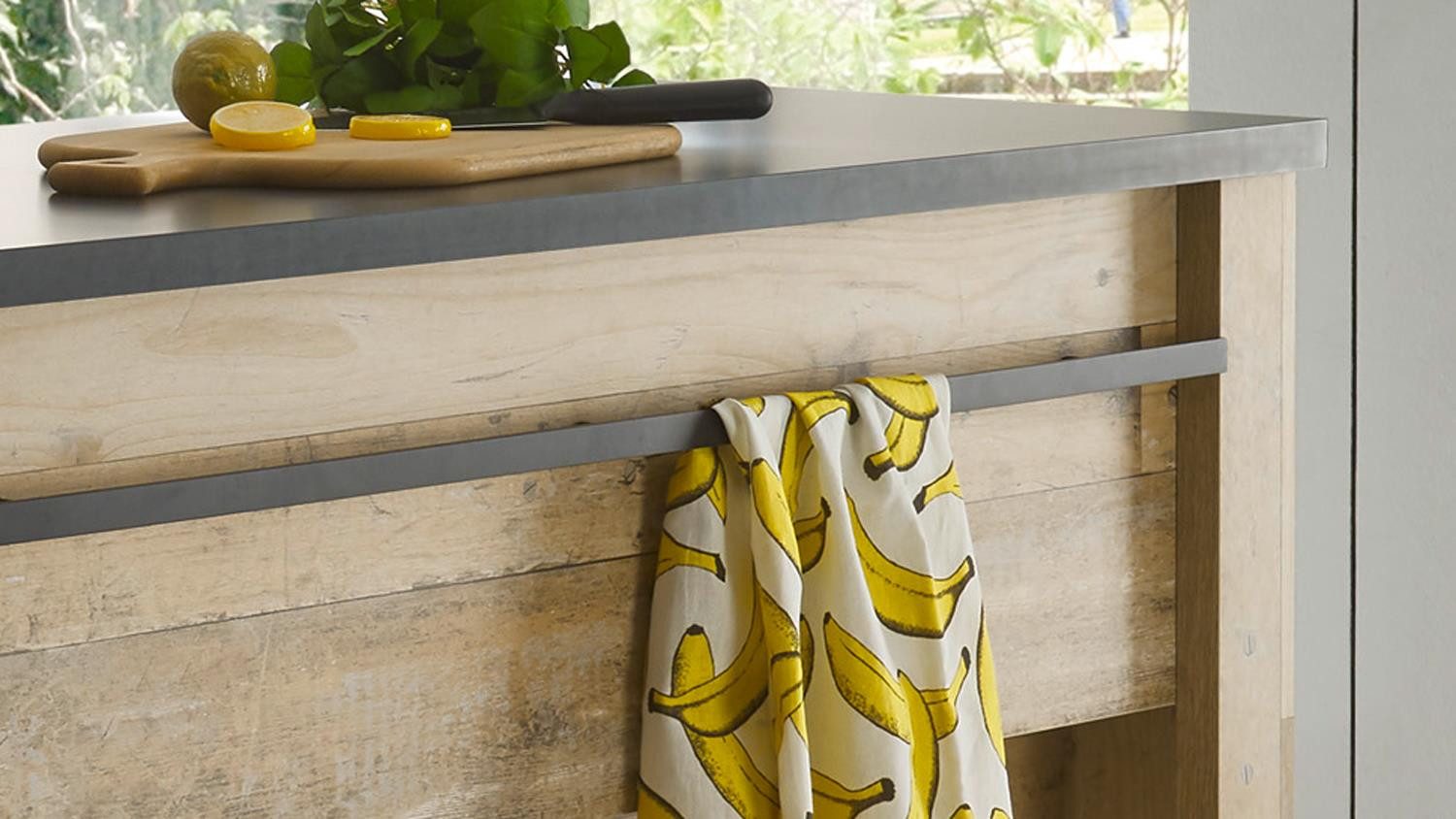 IMV Bartisch Küchentheke Sherwood Regal Küche Old Style hell 130 cm ...