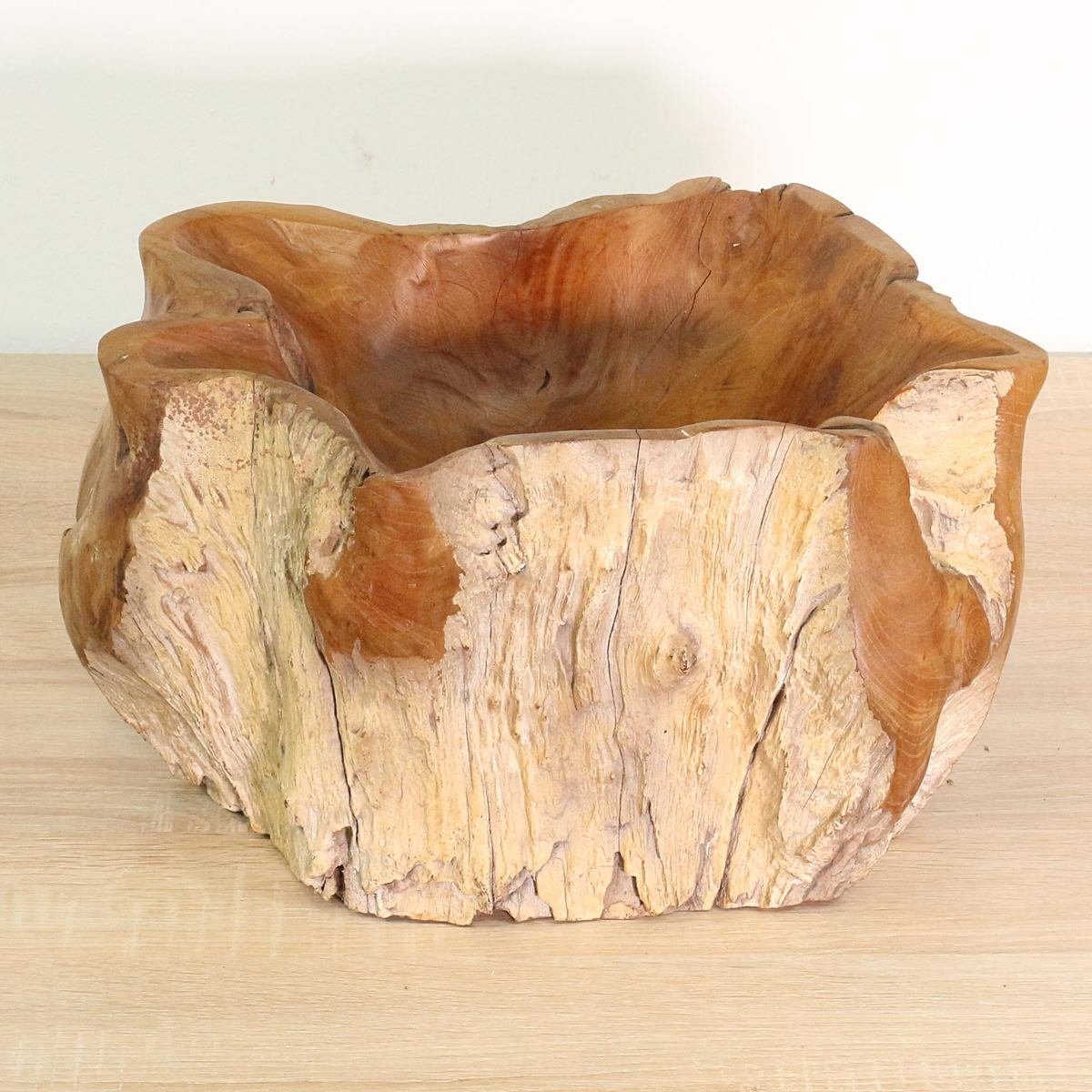 Oriental Galerie Dekofigur Holz Kübel Natur 39 Cm X 32 Cm K1 1 St