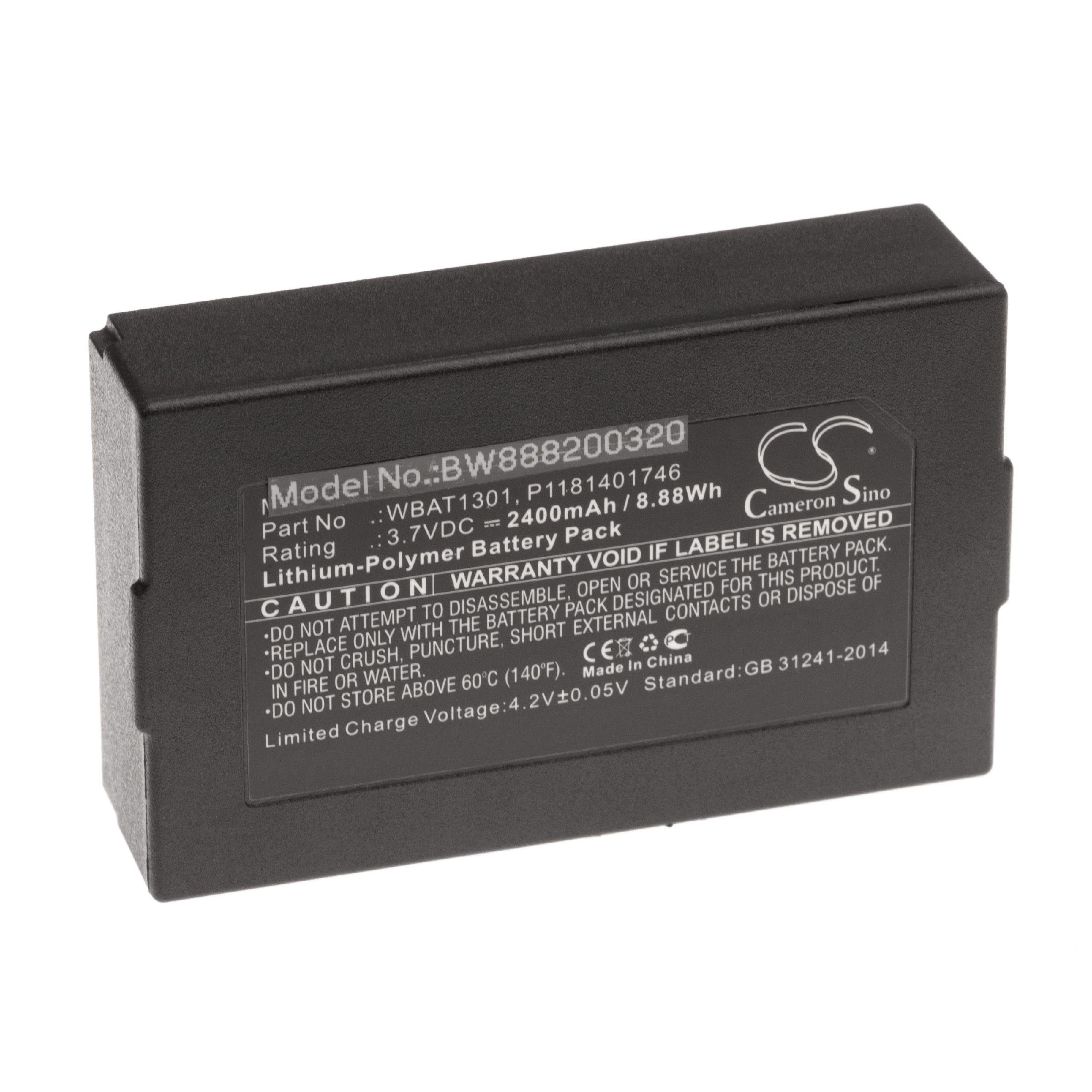 vhbw Ersatz für Iridium WBAT1301, P1181401746 für (2400 mAh, 3,7 V, Smartphone-Akku Li-Polymer ...
