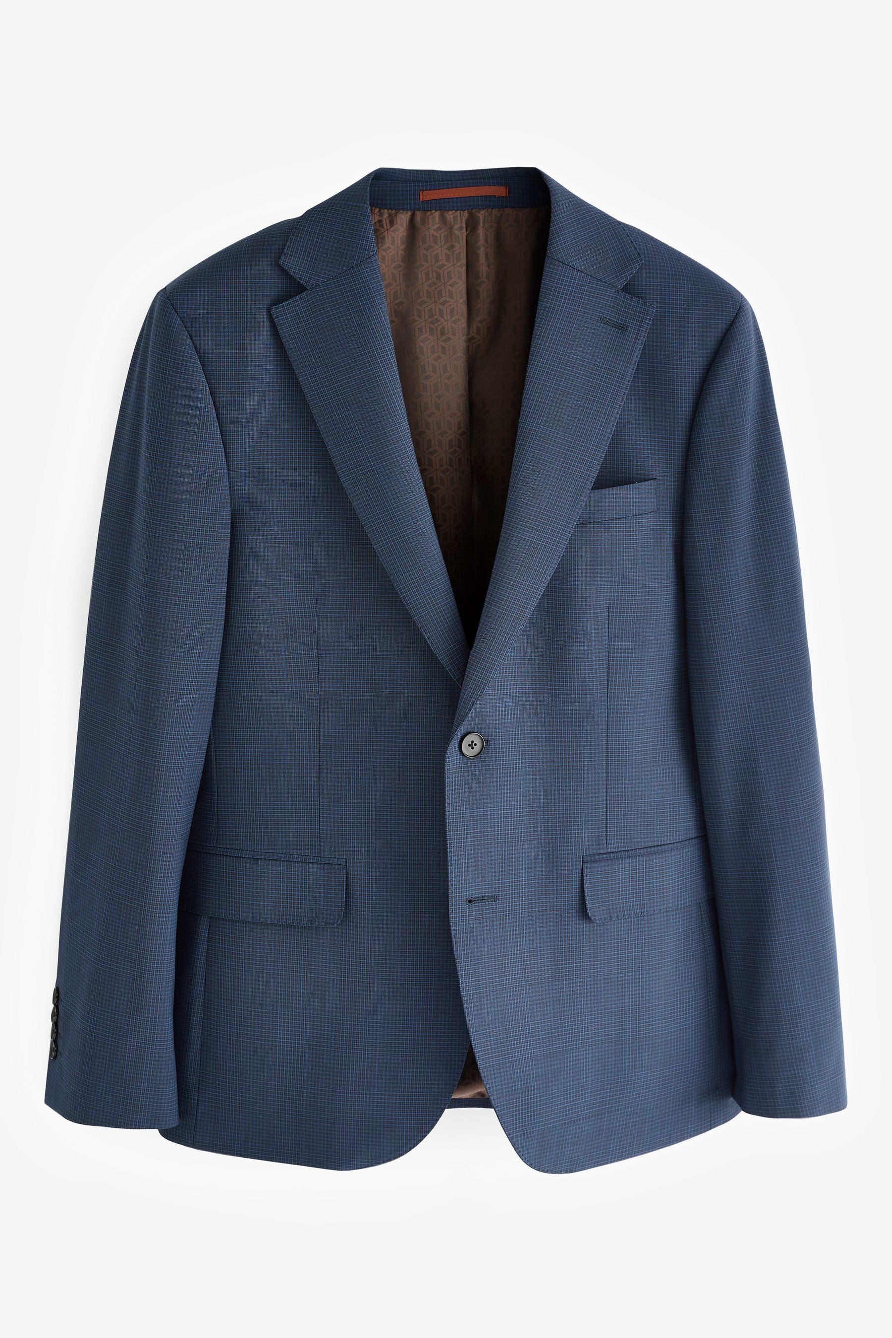 Next Baukastensakko Slim Fit Anzugsakko Mit Karomuster 1 Tlg Next