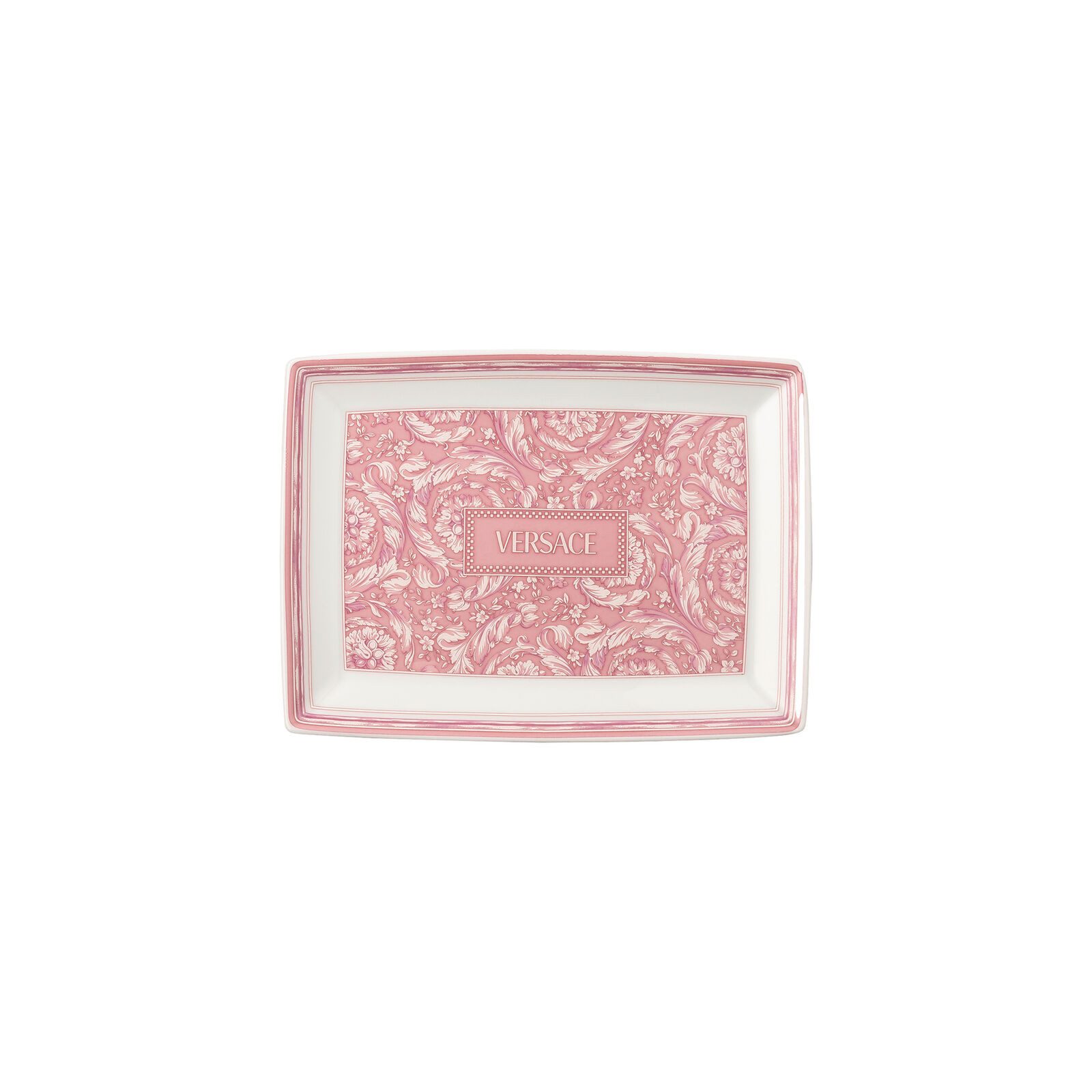 Rosenthal Meets Versace Servierplatte Barocco Rose Platte 18 Cm Rosa