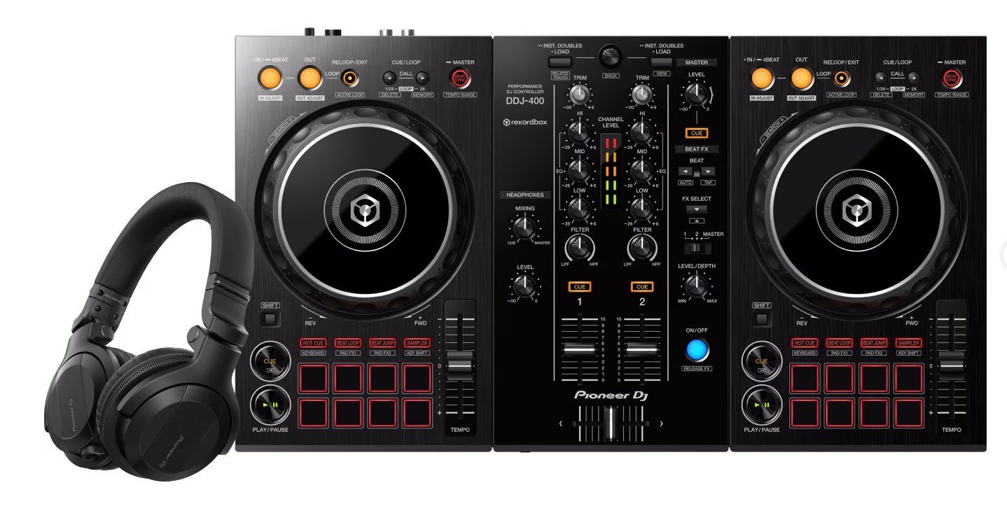 Pioneer DJ DJ Controller »DDJ-200 + HCJ-CUE1BT Schwarz«