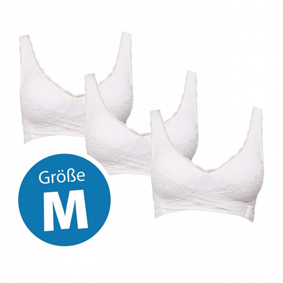 Genius Set Bügelloser Bh Cara Mia Bh Set Bügellos 3 Teile Für Damen