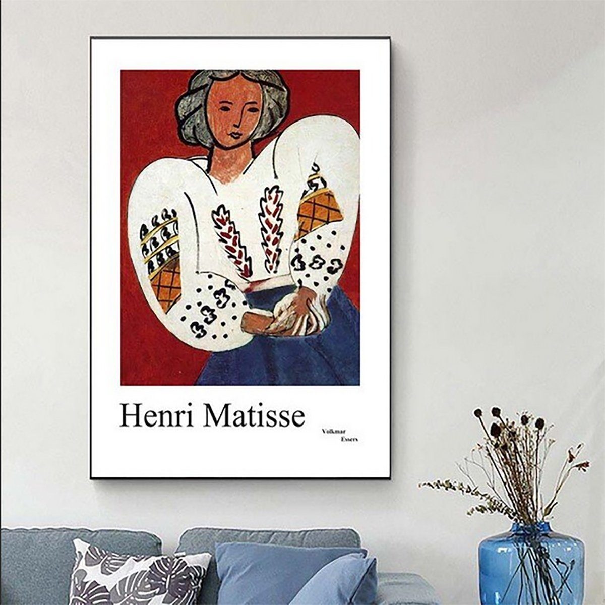 TPFLiving Kunstdruck »OHNE RAHMEN«, Motiv 4, Poster Leinwand -Wandbild / Henri Matisse ...