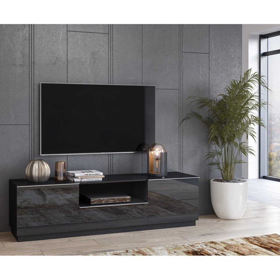 Lomadox Lowboard Hoover 83 Hängend Und Stehend Montierbar Modern
