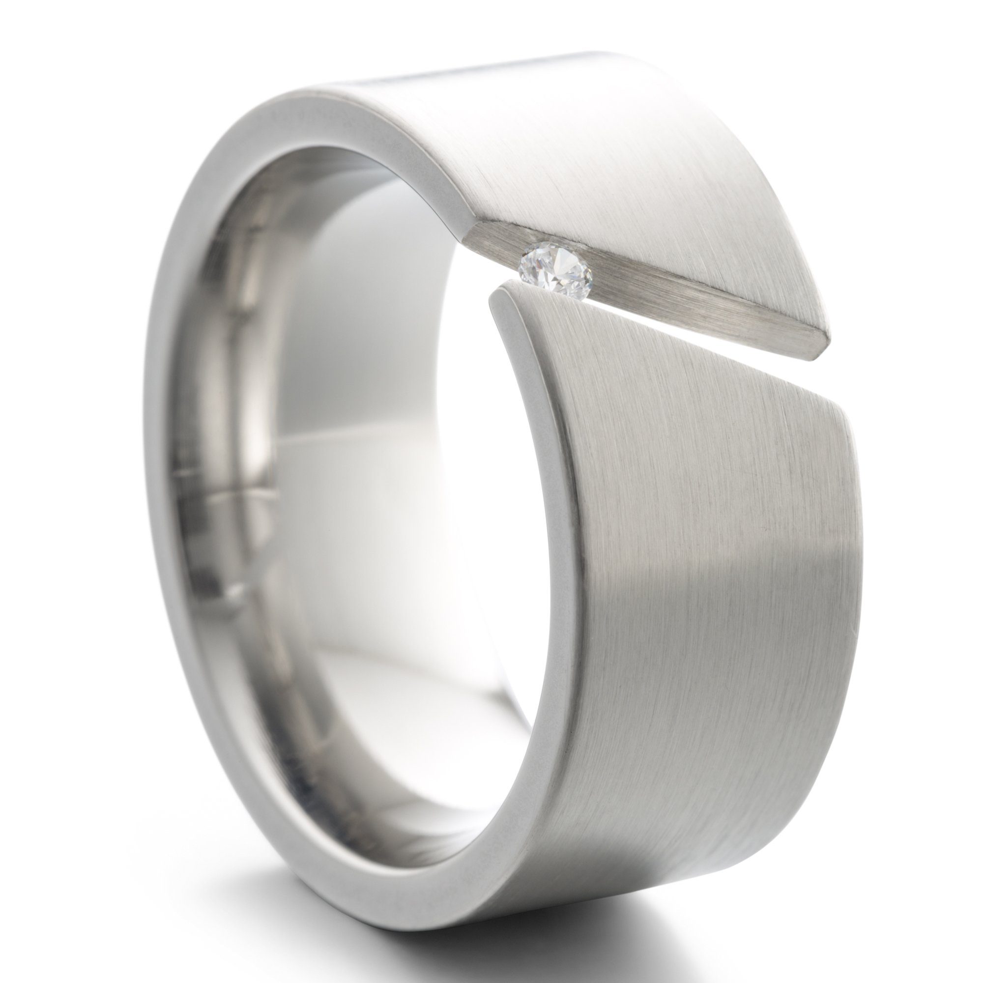 Heideman Fingerring Paari Mit Stein Strichmatt 1 Tlg Damenring Für