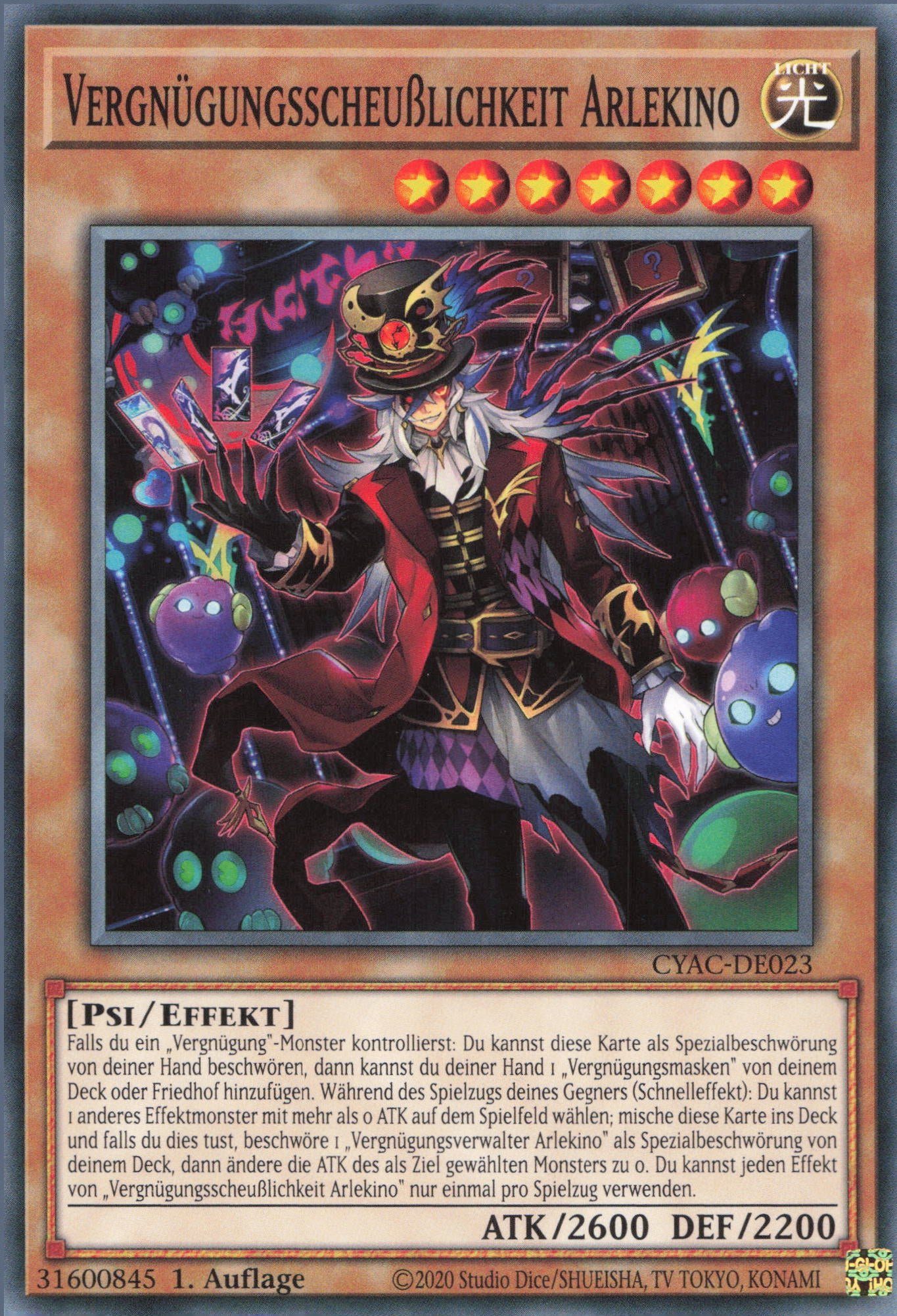 Recollectibles Sammelkarte Yugioh Karte Vergnügungsscheußlichkeit