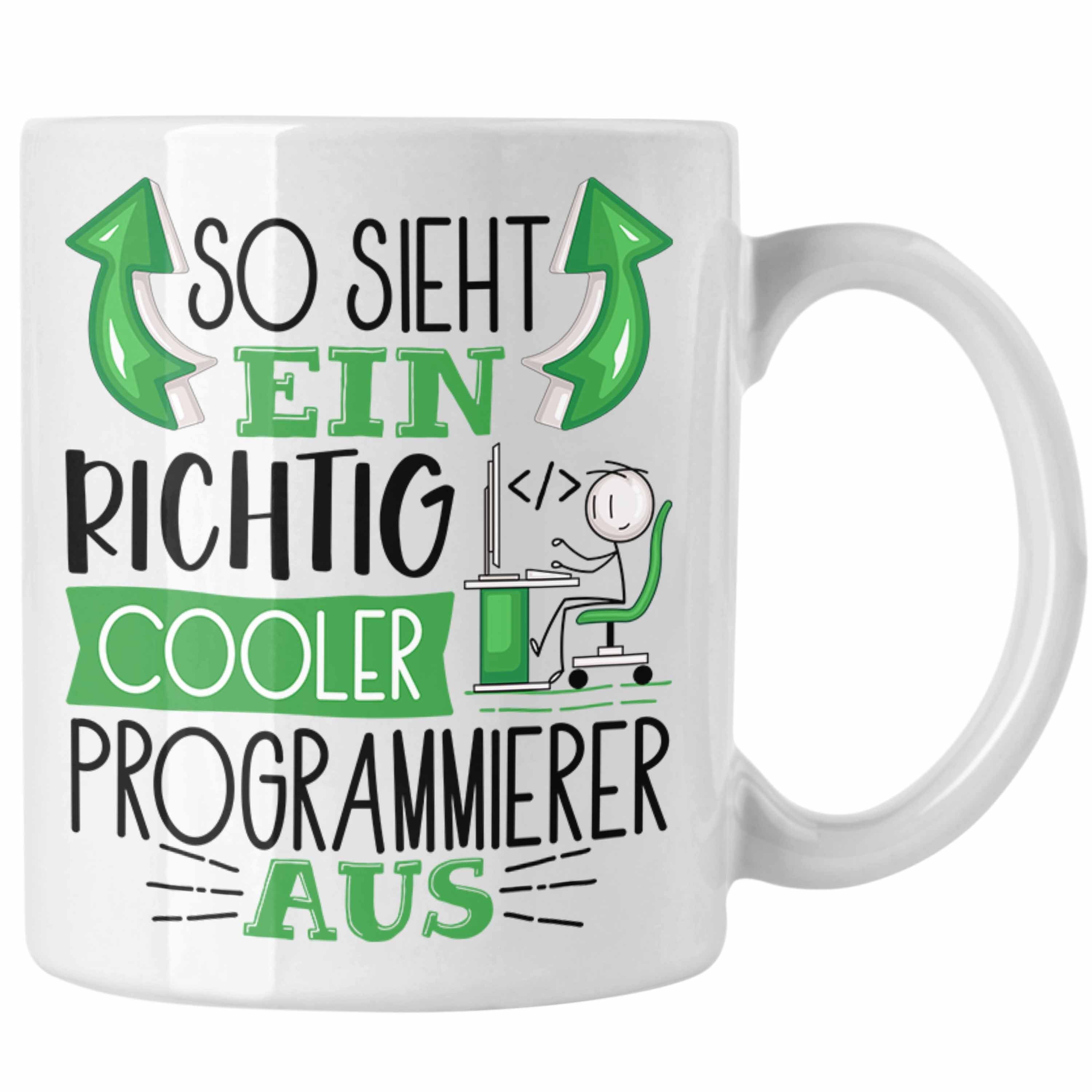 Trendation Tasse Programmierer Tasse Geschenk So Sieht Ein RIchtig ...