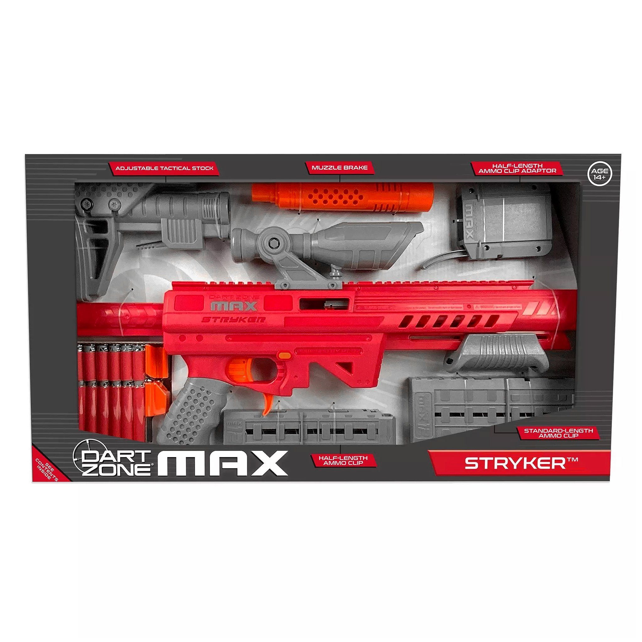 DARTZONE Blaster Dart Zone Max Stryker, Dart Zone Max Stryker Ultimate ...