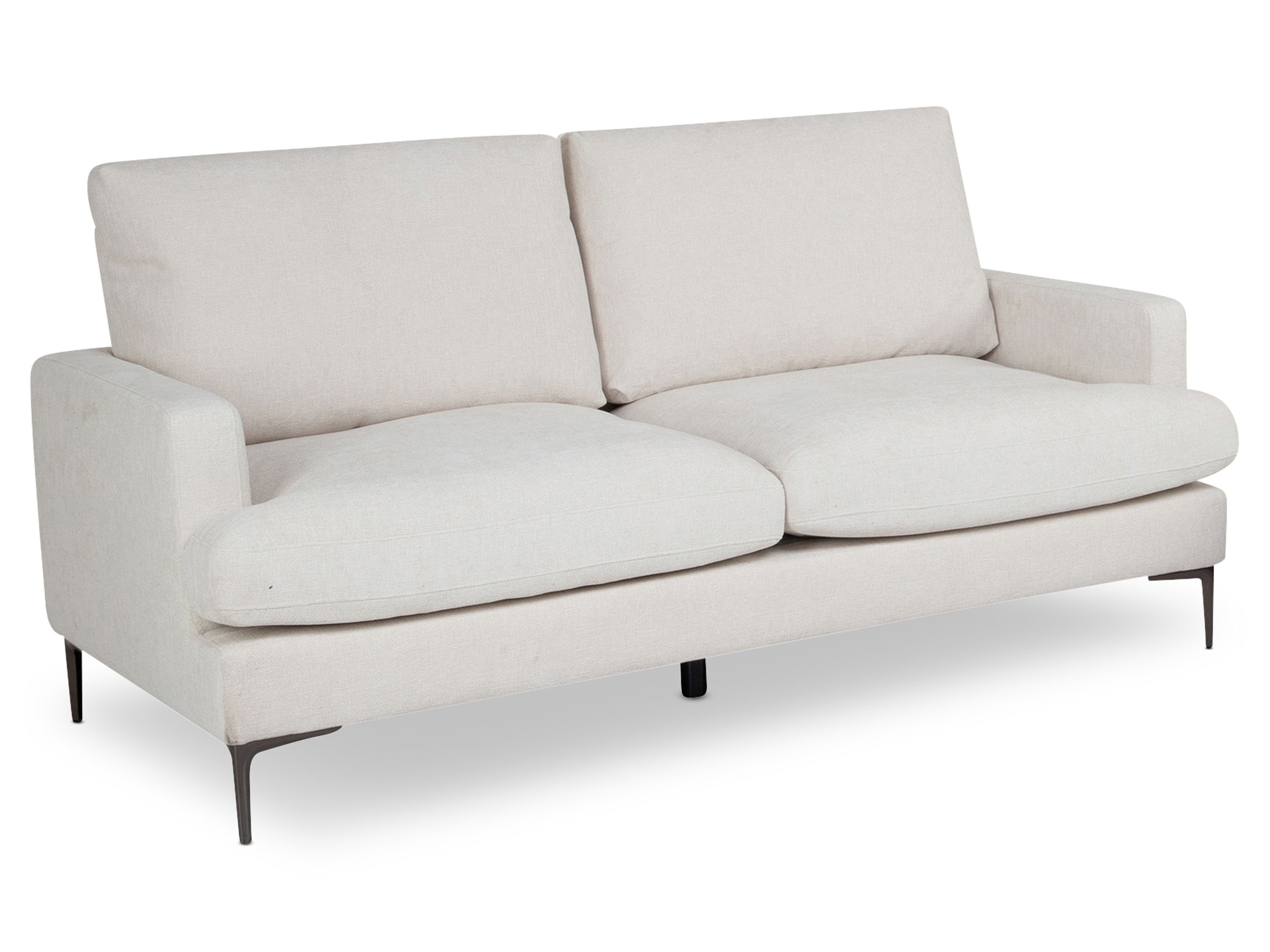 HARPER Sofa Sofa 2 Sitzer HARPER HUSLIA BHT 143x90x84 cm beige Couch ...
