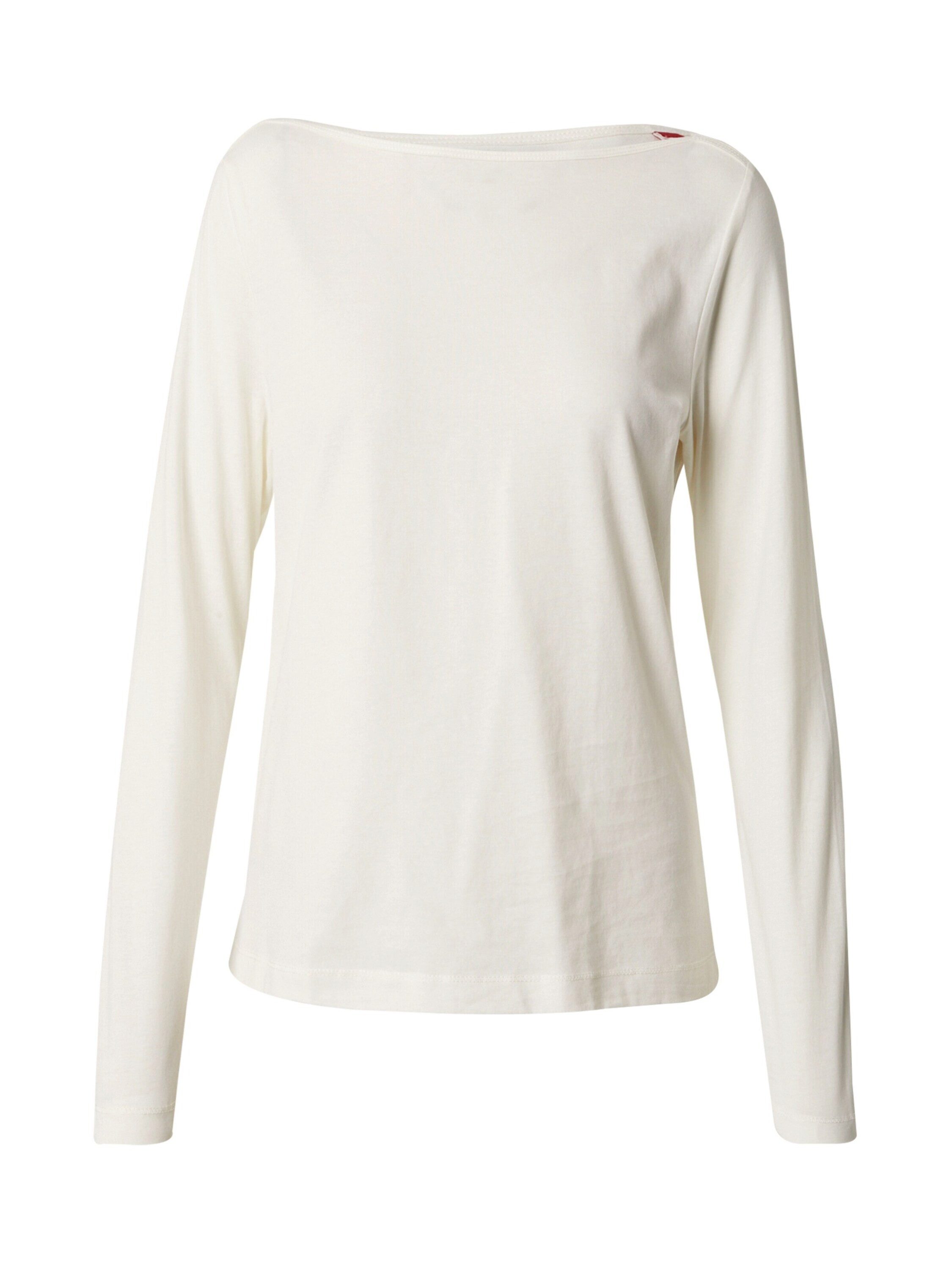 Esprit Langarmshirt 1 Tlg Plainohne Details Gerader Saum