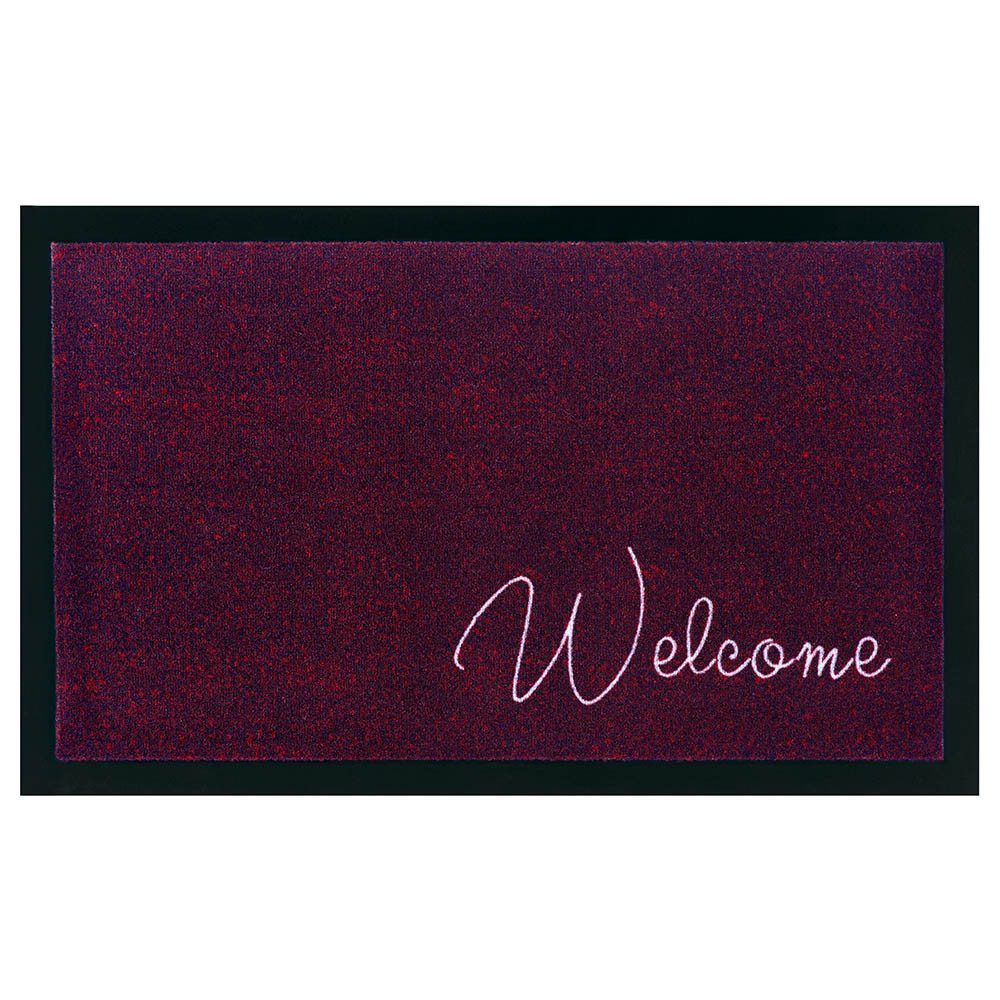 Teppich Boss Fußmatte Fußmatte Welcome Lila Rechteckig In Outdoor