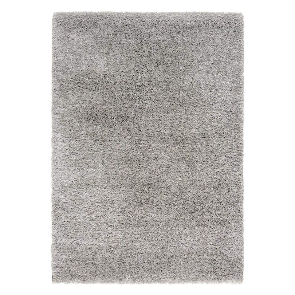 Teppich Teppich Modern Design Grau Uni Sehrazat Rechteckig Höhe 30