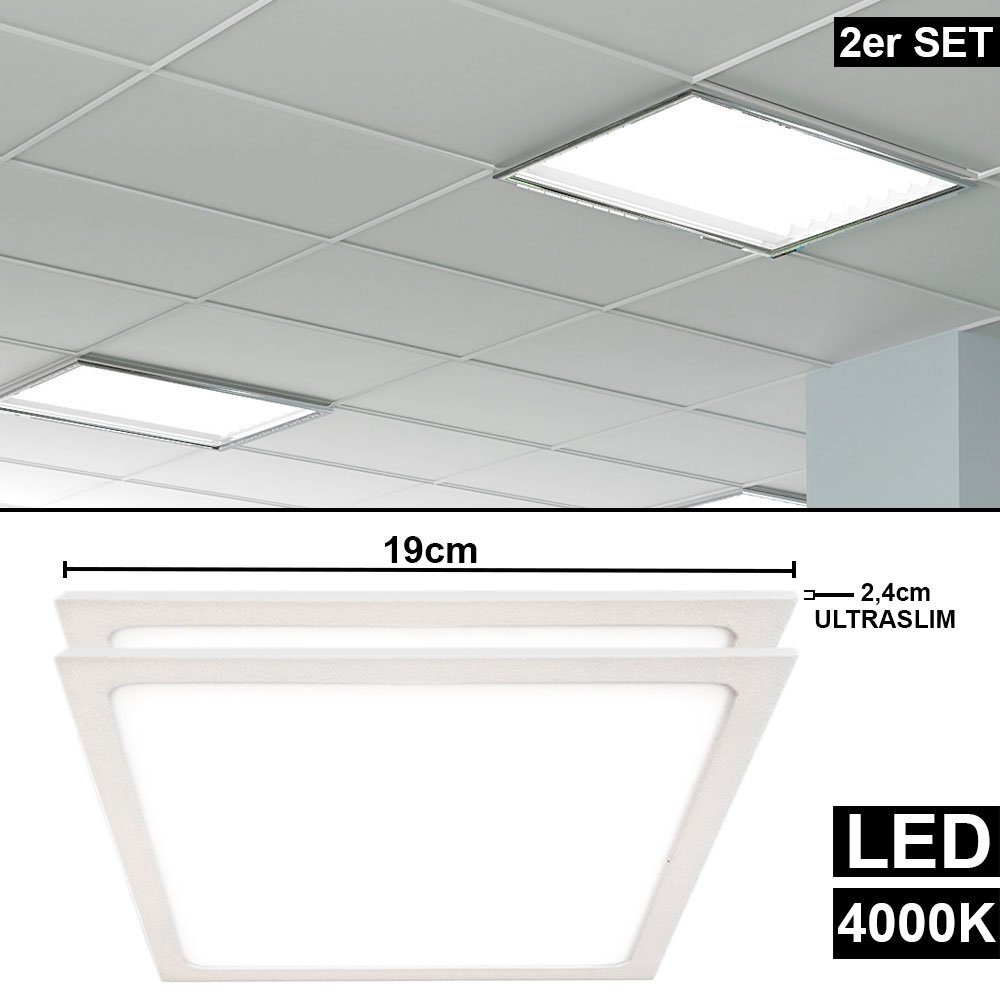 Etc Shop Led Deckenleuchte Led Leuchtmittel Fest Verbaut Neutralweiß