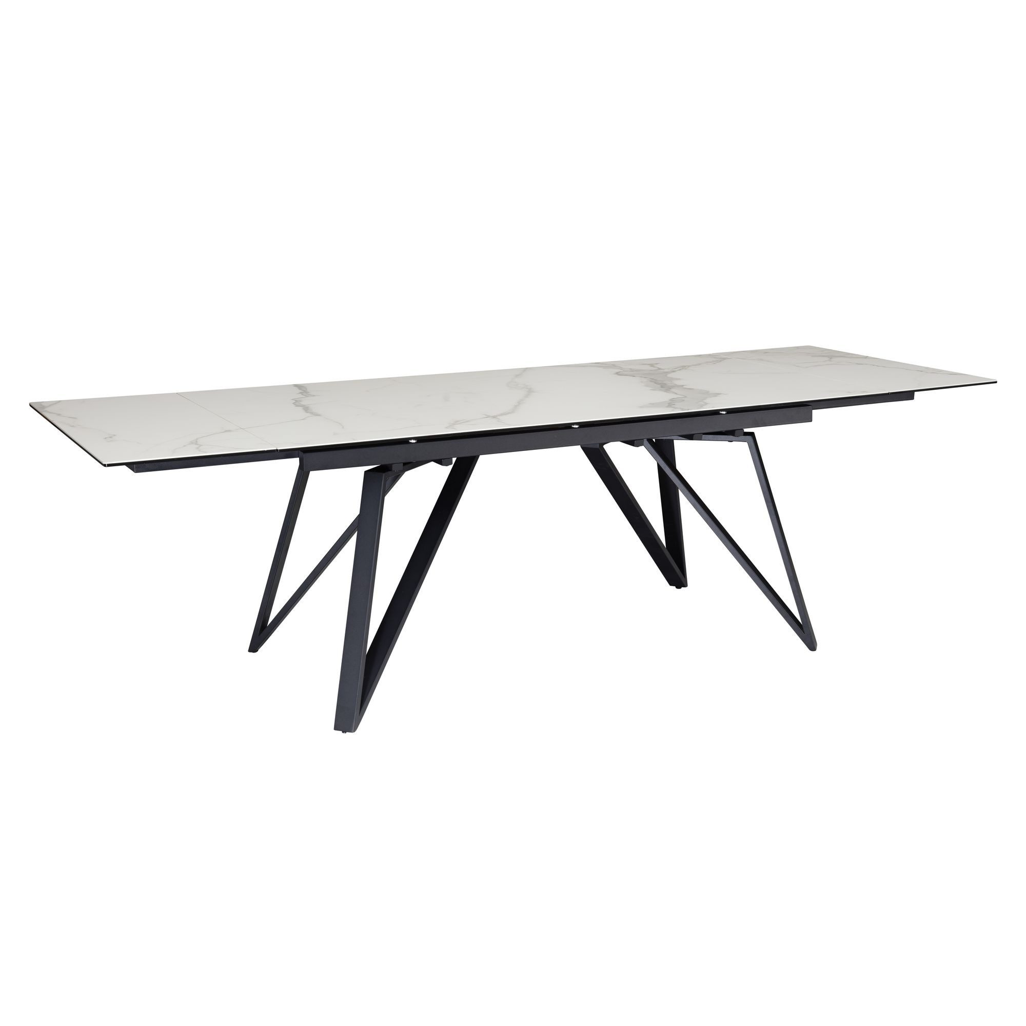Wohnling Esstisch Wl7149 Ausziehbar Modern 180 260 Cm Glas Keramik