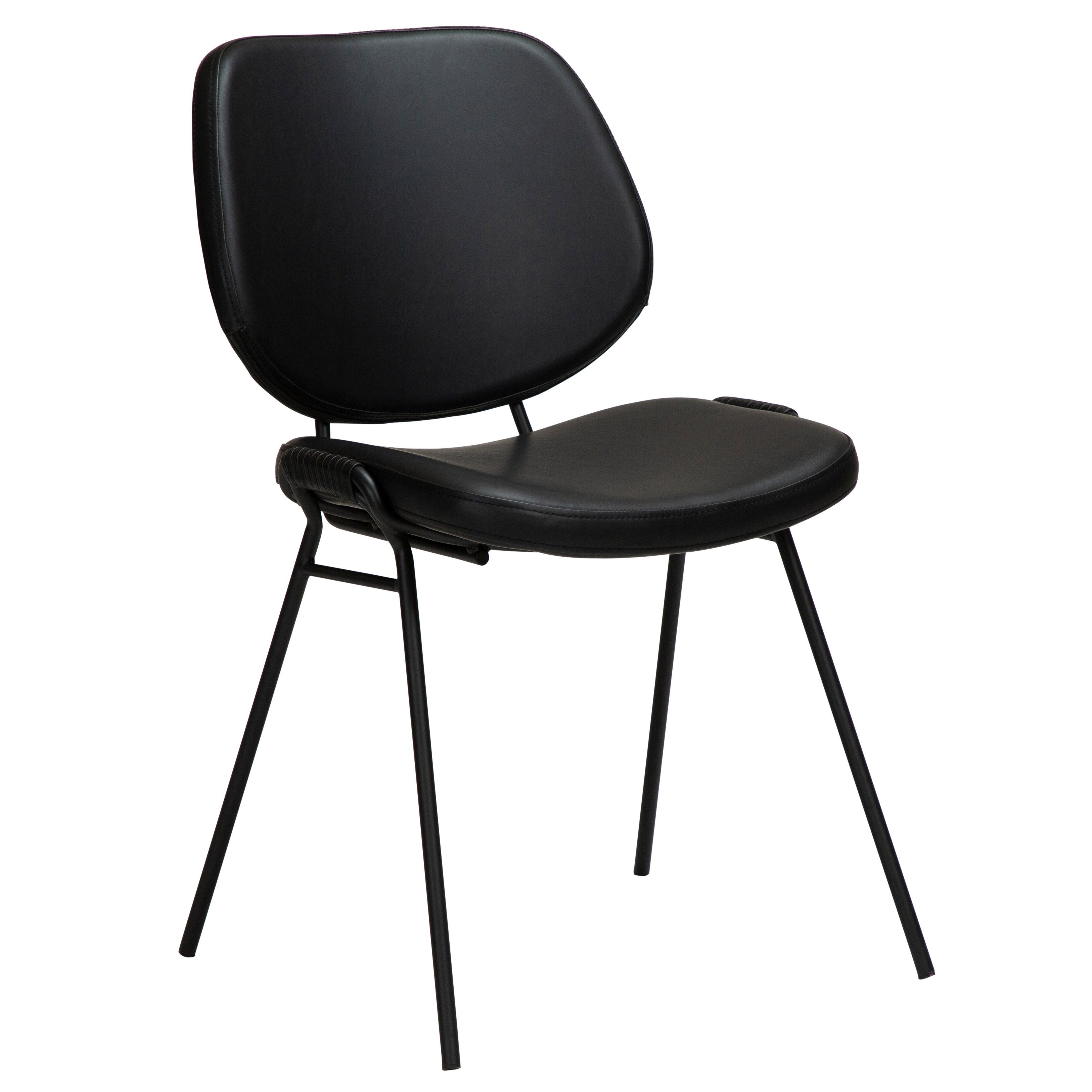 Ebuy24 Esszimmerstuhl 2er Set Danform Yeet Esszimmerstuhl Vintage Schwar