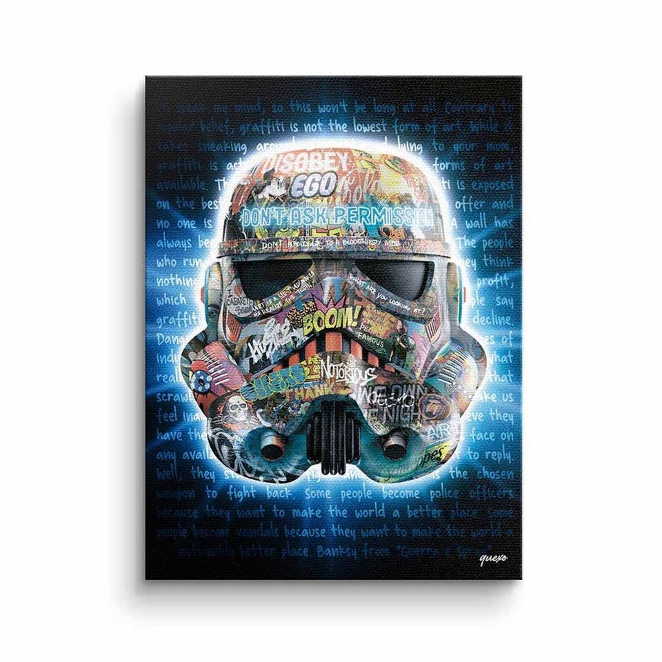 Dotcomcanvas® Leinwandbild Leinwandbild Stormtrooper Star Wars Pop Art