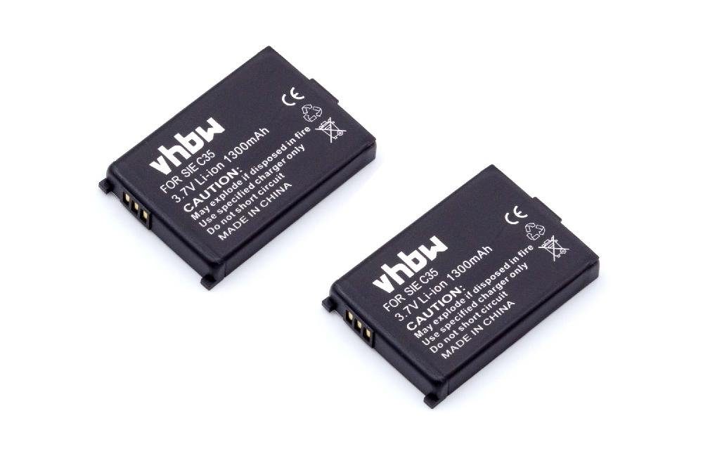 vhbw passend für Telekom Sinus 710, 700, 700m Mobilfunk (1300 mAh, 3,7 V, Akku Li-Ion 1300 mAh ...