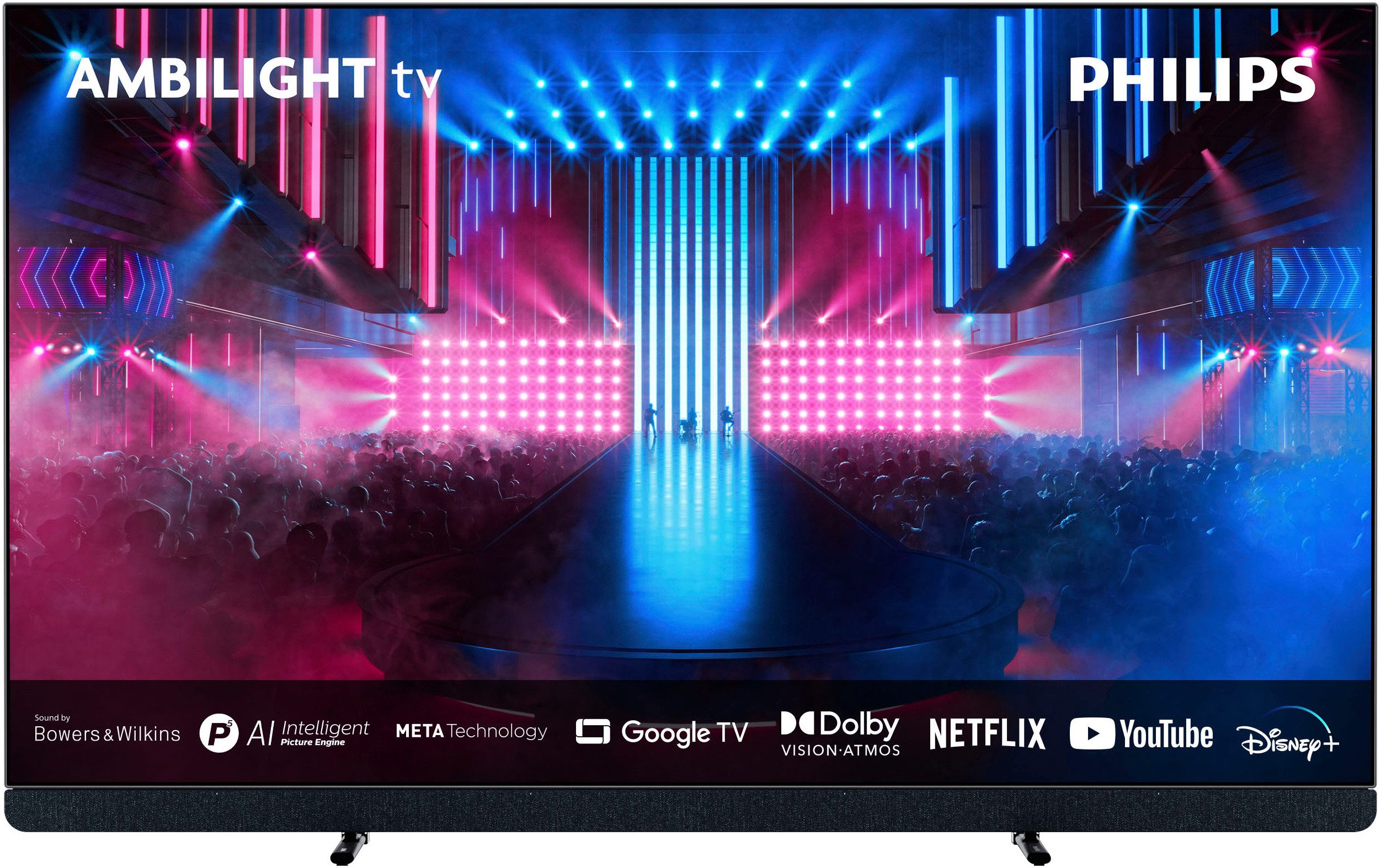 Philips 55OLED909/12 OLED-Fernseher (138 cm/55 Zoll, 4K Ultra HD, Google TV, Smart-TV), OLED TV ...