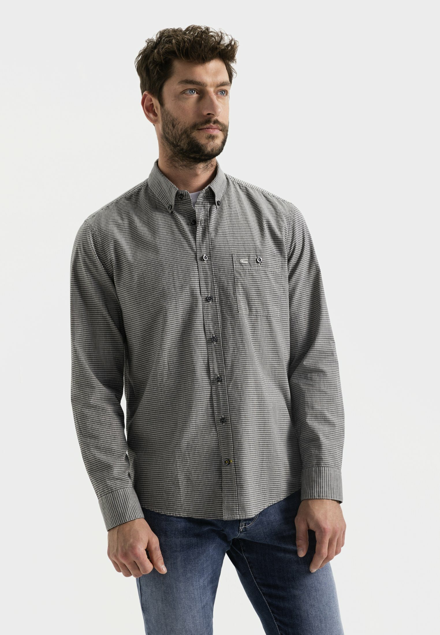 Camel Active Karohemd Langarm Hemd Button Down Otto