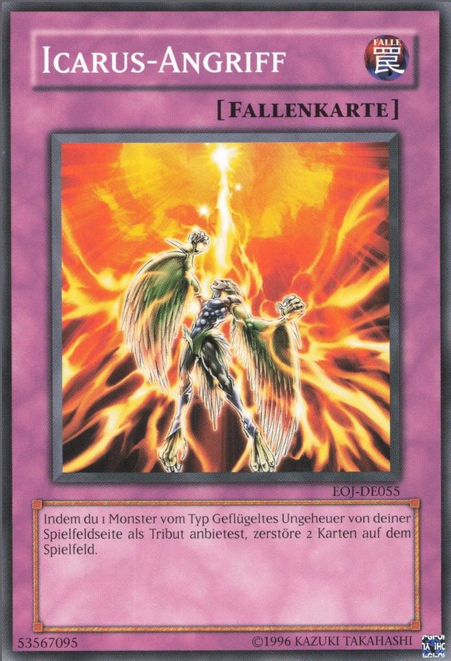 Recollectibles Sammelkarte Yugioh Karte Icarus Angriff Deutsch Yu Gi