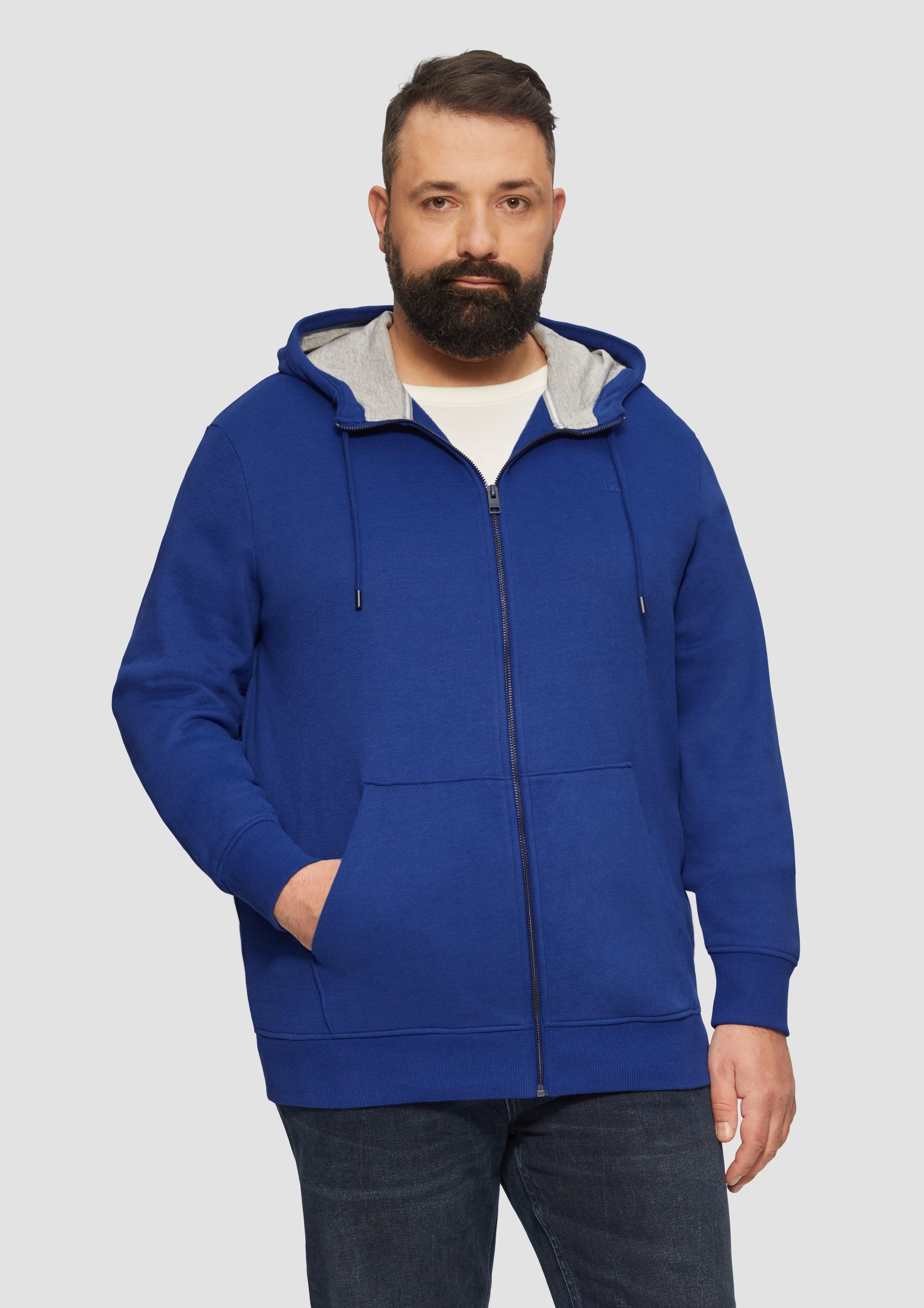 Soliver Allwetterjacke Sweatshirt Jacke Mit Kapuze Und Logo Artwork