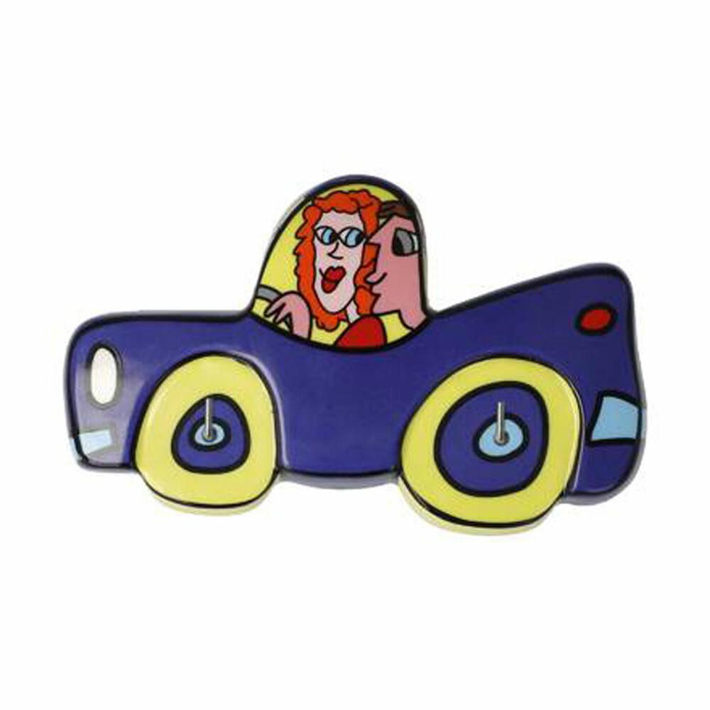 Goebel Schlüsselbrett James Rizzi - Fun ride, Aus hochwertigem Porzellan