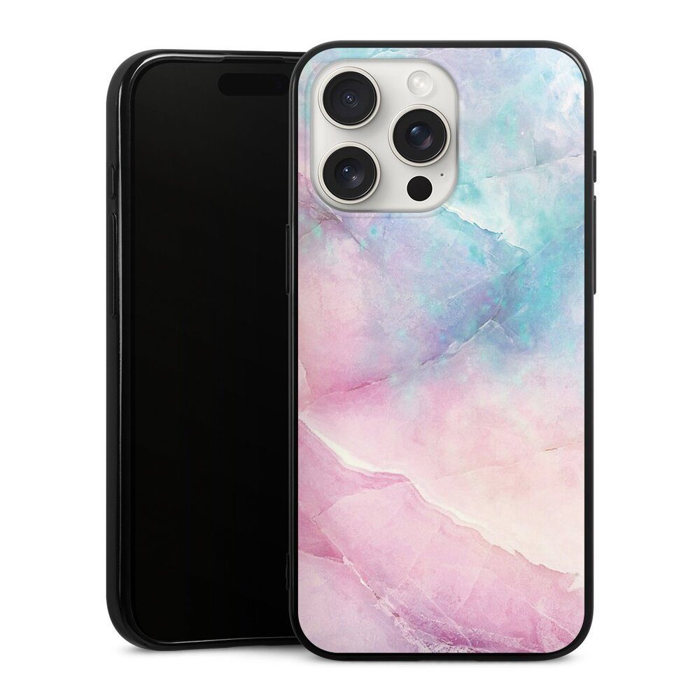 Deindesign Handyhülle Marmor Abdruck Pastell Iridescent Marble Apple