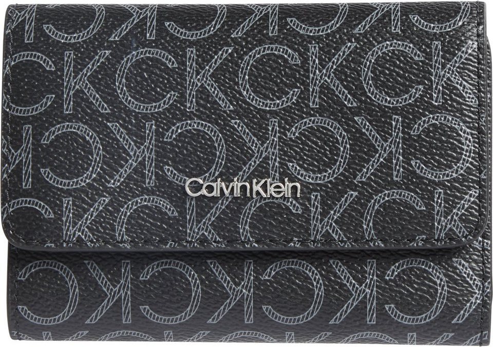 Calvin Klein Geldbörse Ck Must Trifold Sm Mono« Mit Schönem Allover