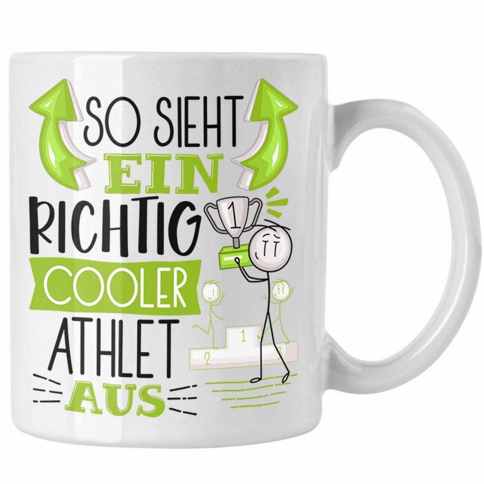 Trendation Tasse Athlet Tasse Geschenk So Sieht Ein Richtig Cooler