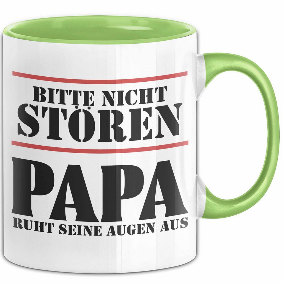 Trendation Tasse Papa Tasse Geschenk Bitte Nicht Stören Papa Ruht Seine ... Trendation Tasse Papa Tasse Geschenk Bitte Nicht Stören Papa Ruht Seine ...