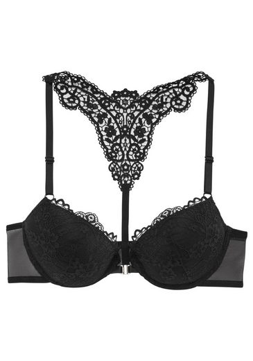 Lascana Push Up Bh Mit Vorderverschluss Push Up Bh Aus Spitze Online