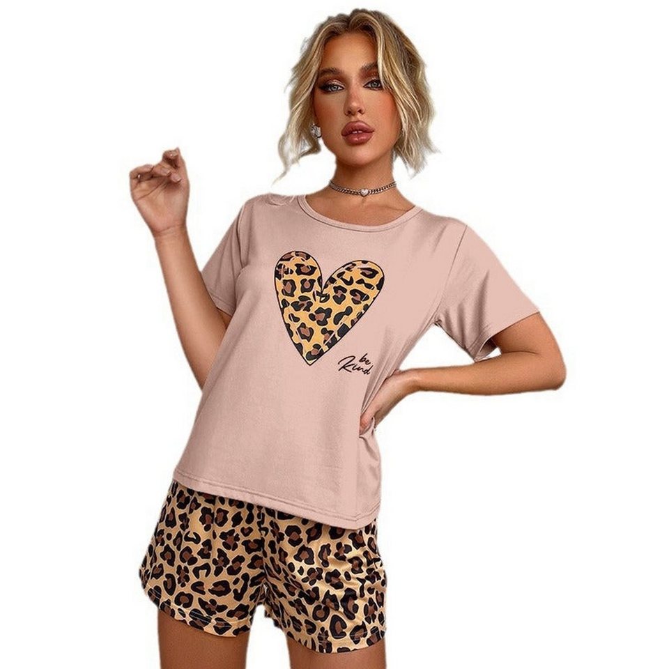 Aukuu Schlafanzug Pyjamas Pyjamas Für Damen Sommer Kurzärmelige Shorts