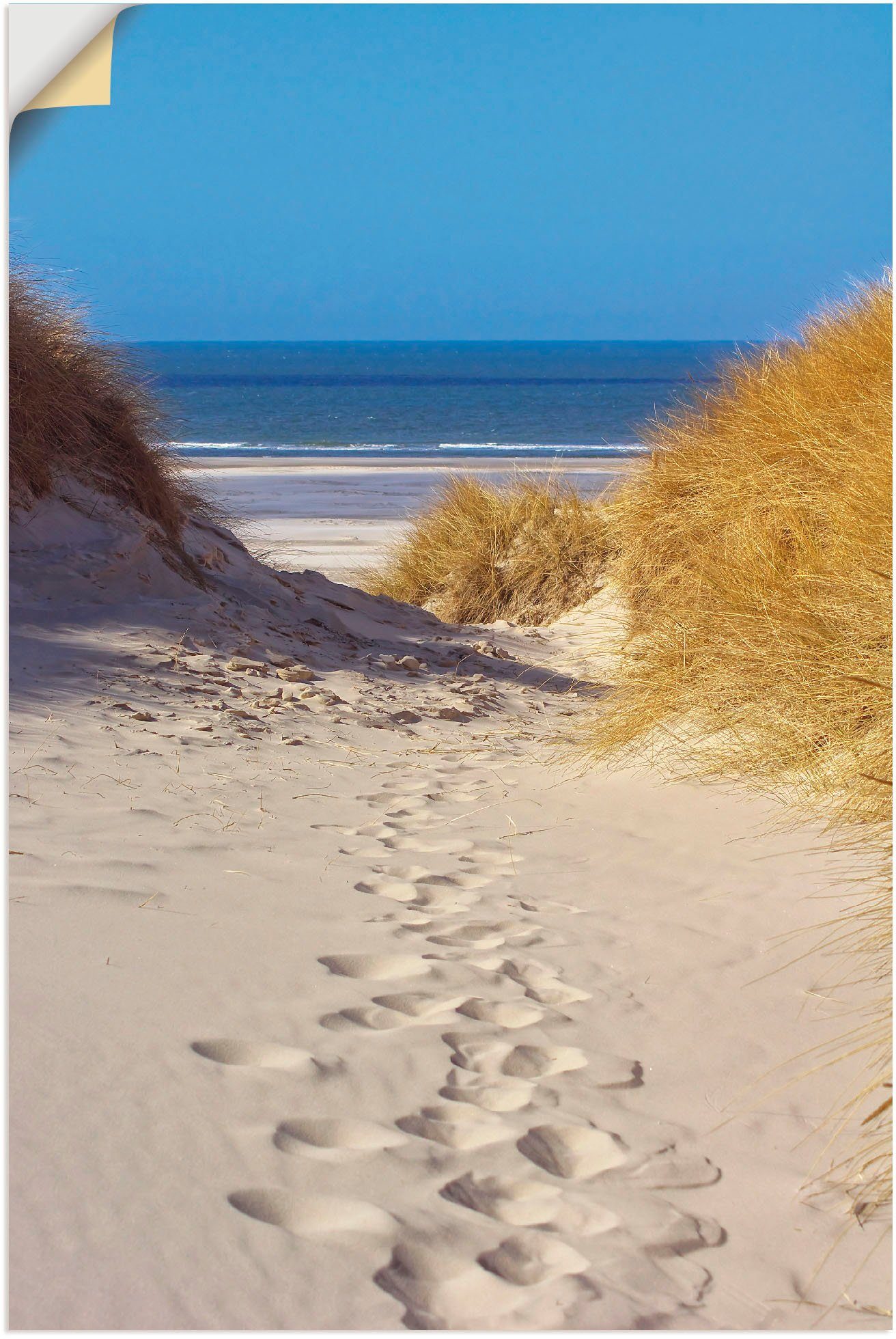 Artland Wandbild Weg zum Strand II, Strand (1 St), als Alubild, Leinwandbild, Wandaufkleber oder ...