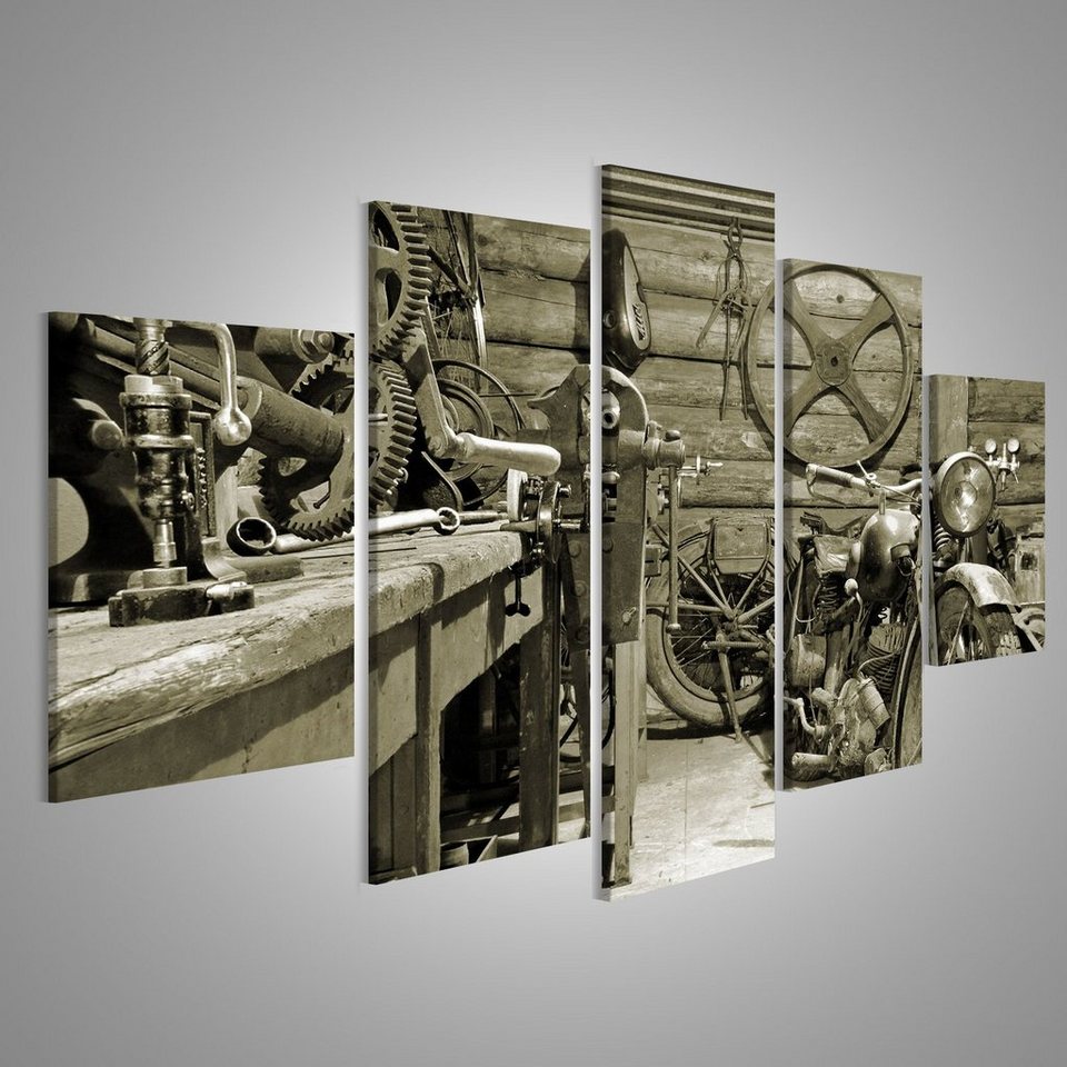 Islandburner Leinwandbild Bild Auf Leinwand Garage Wandbild