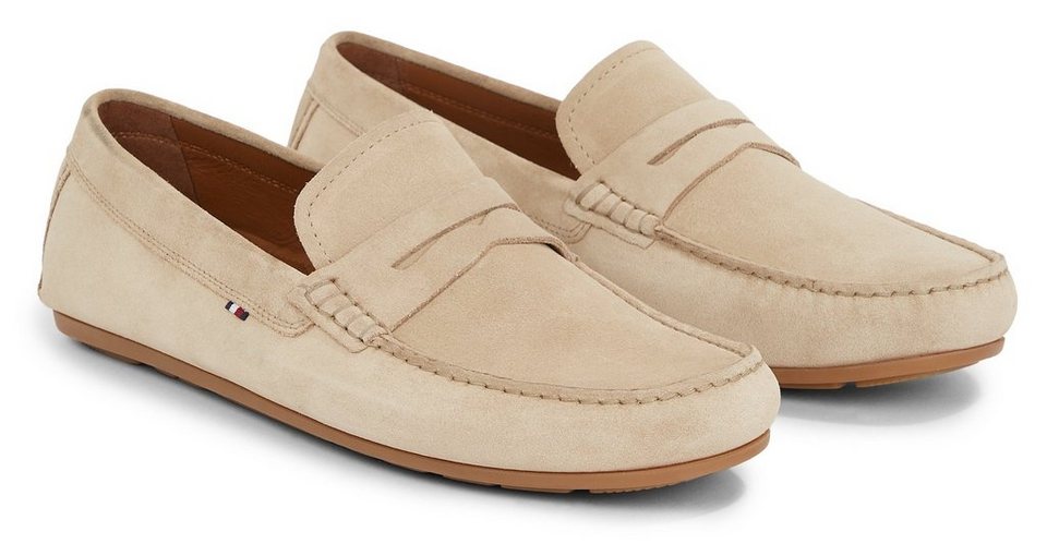 Tommy Hilfiger Casual Hilfiger Suede Driver Slipper Pennyloafer