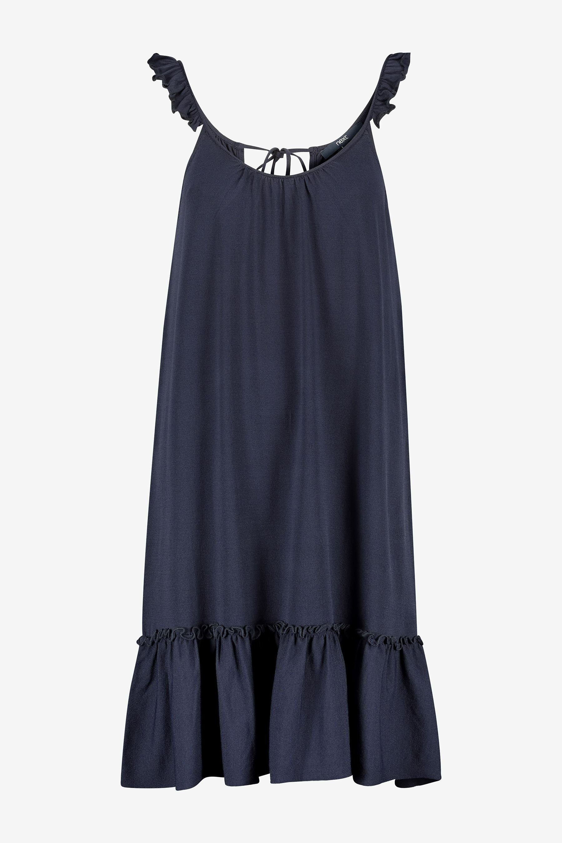 Next Strickkleid Trägerkleid Mit Rüschen 1 Tlg