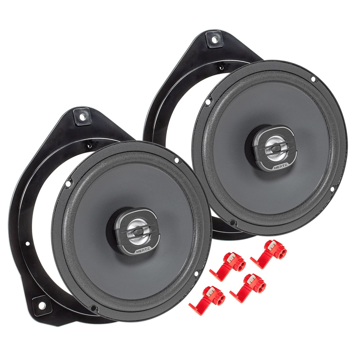 tomzz Audio Hertz X 165 Satz passt für Audi A1 A3 A5 TT Seitenteil 165mm Koaxial Auto-Lautsprecher