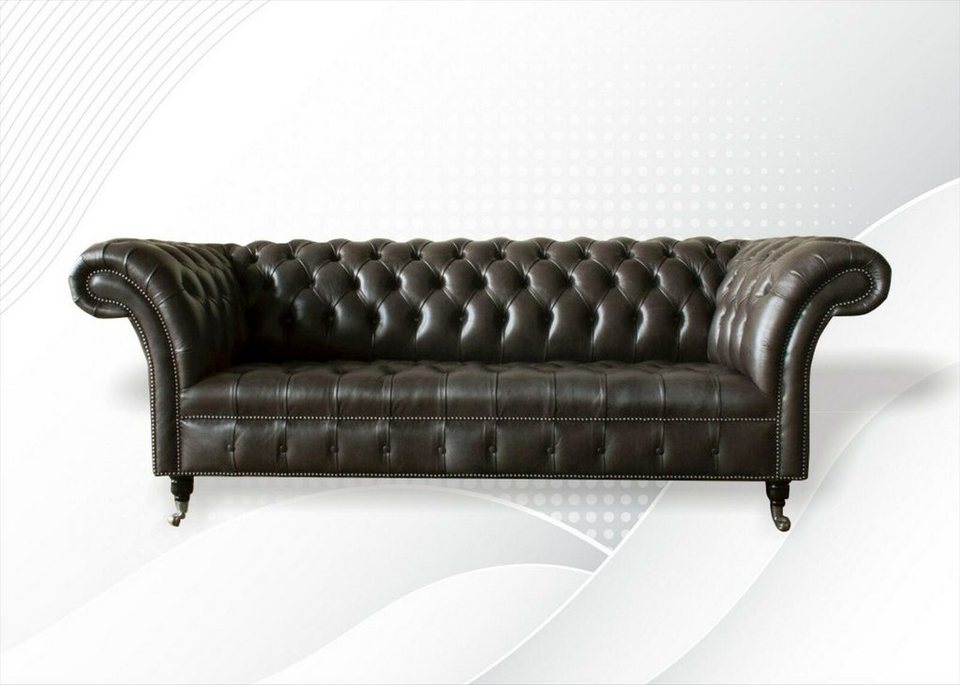 Jvmoebel Chesterfield Sofa Chesterfield 3 Sitzer Modern Design Couchen