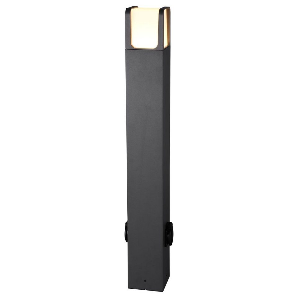 Click Licht Sockelleuchte Led Wegeleuchte Ebro In Anthrazit Und Weiß 6w