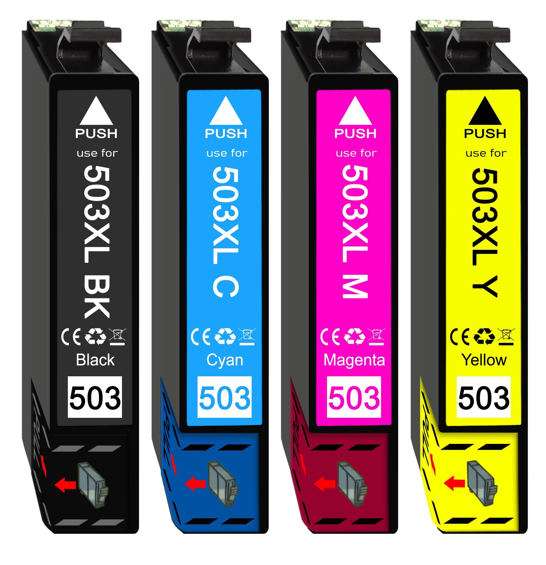 Druckerparadies 4er Multipack Für Epson 503xl Tintenpatronen Set