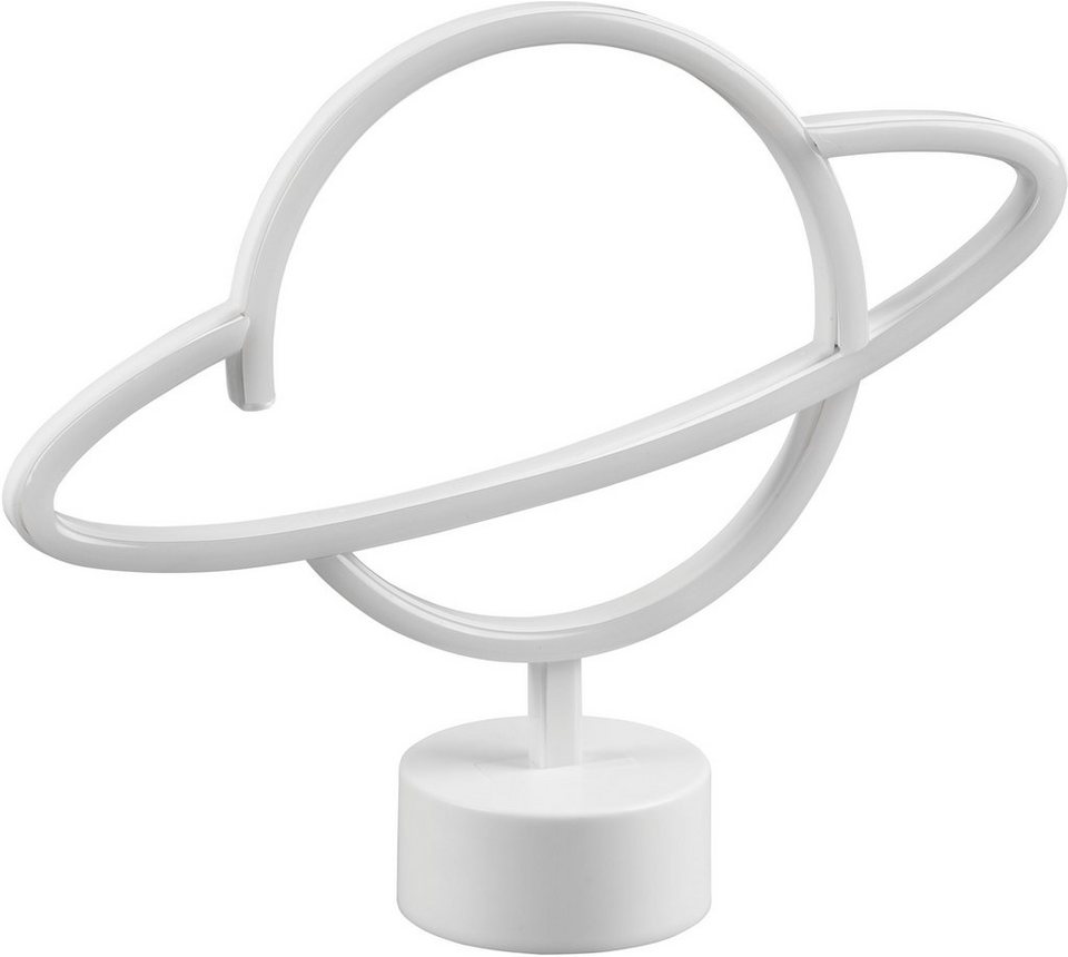 Trio Leuchten Led Tischleuchte Planet Ein Ausschalter Led Fest