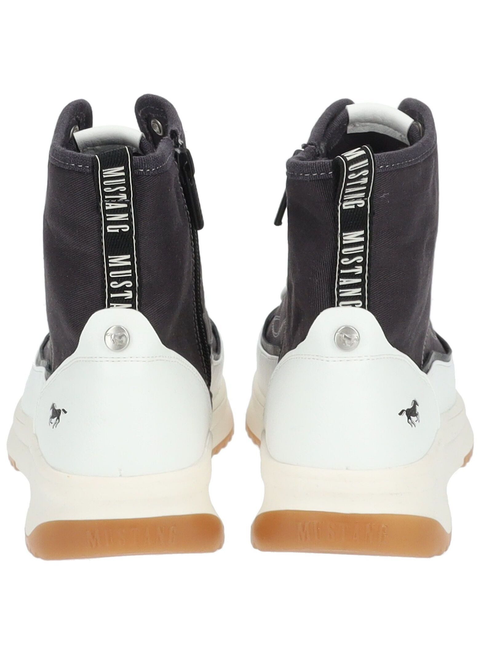 MUSTANG Sneaker Lederimitat/Textil . Sneaker (1-tlg), Absatzhöhe: 4 cm