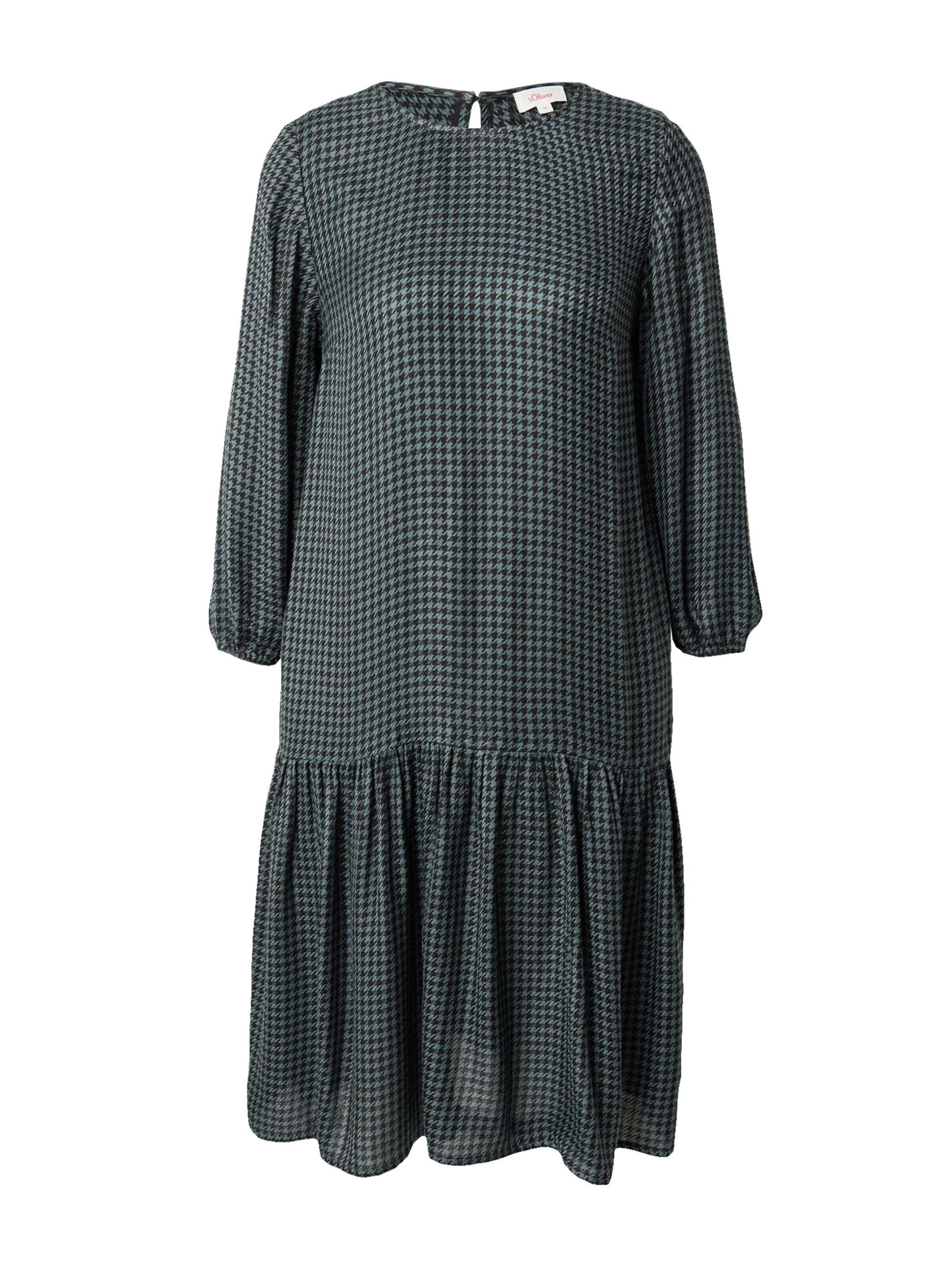 Soliver Midikleid 1 Tlg Drapiertgerafft Cut Outs Volant
