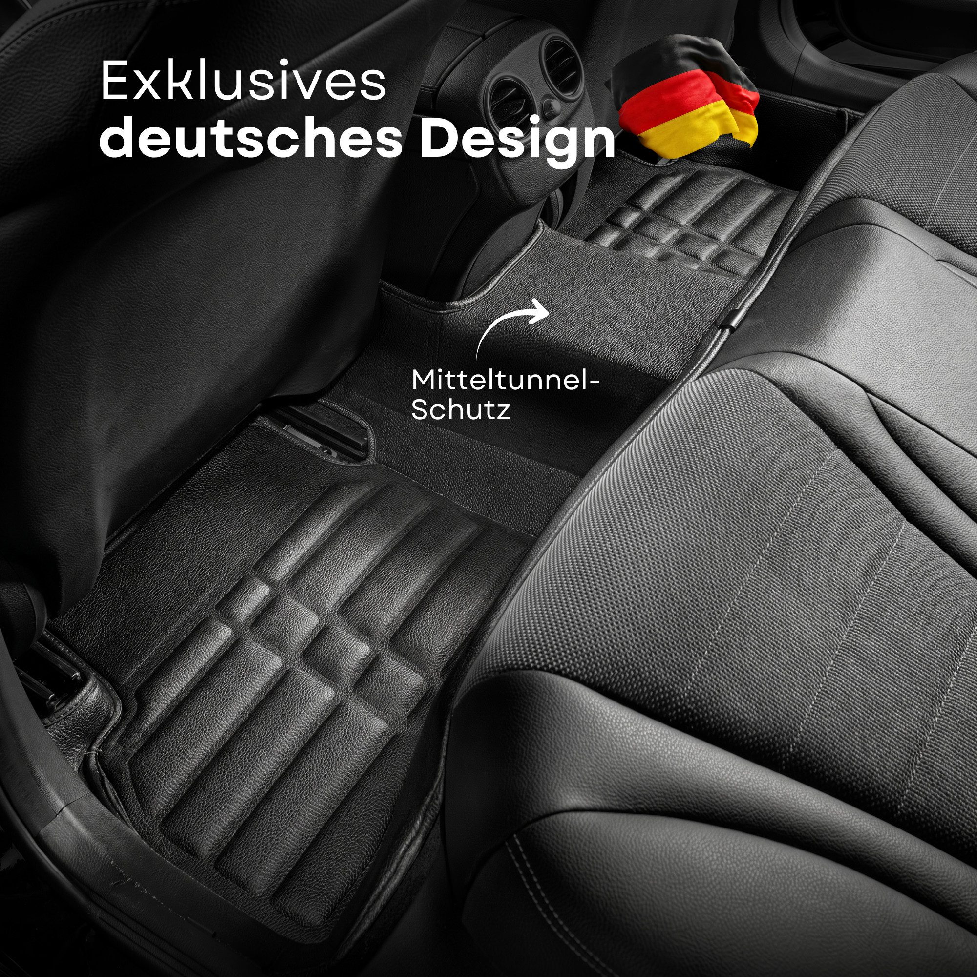 fussmattenprofi.com Auto-Fußmatte 5D Premium Auto Fussmatten für Jeep ...